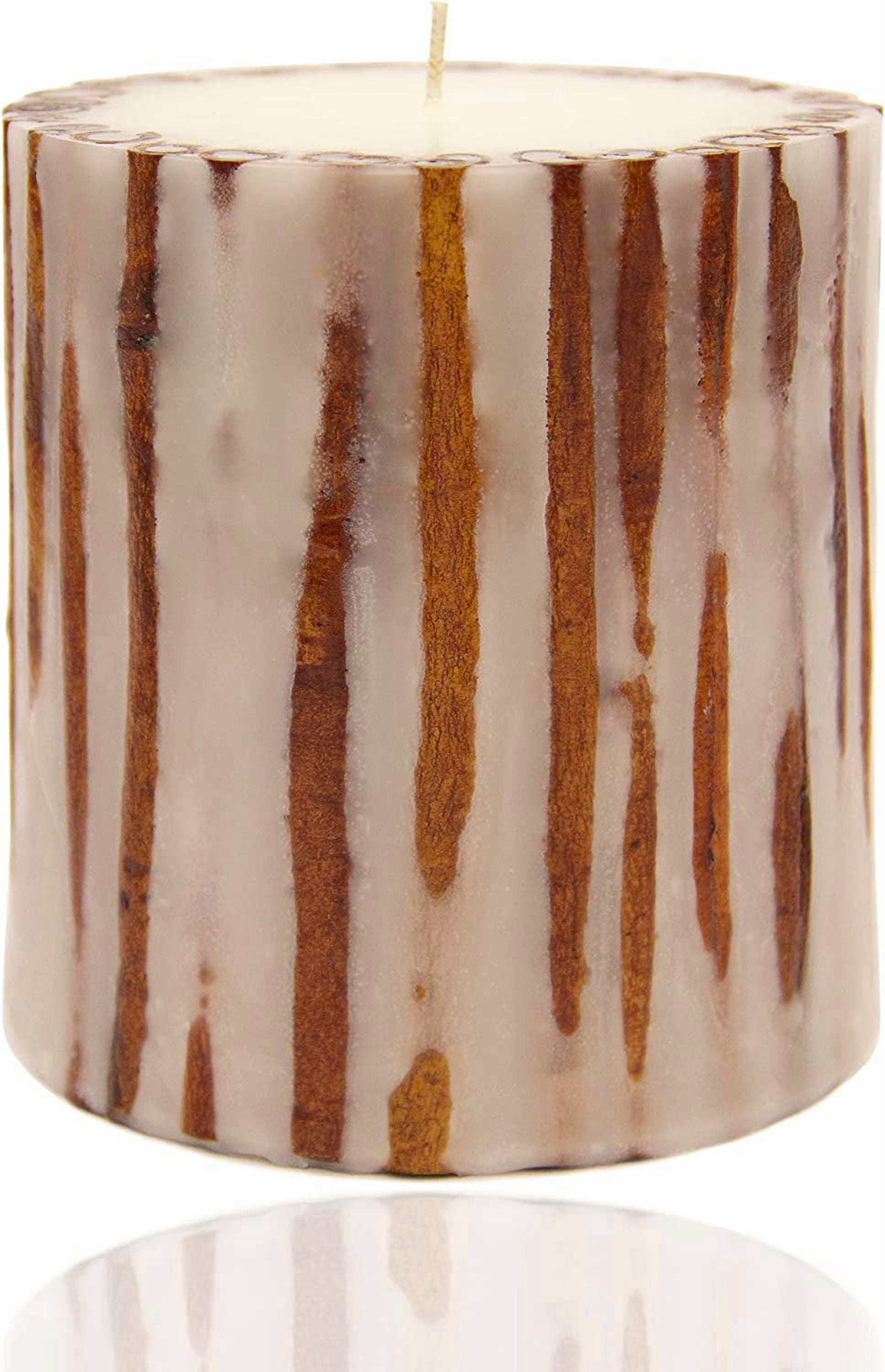 Cinnamon Botanical Candle | 5 x 5 inch | Handmade in | 100+ Hours ...
