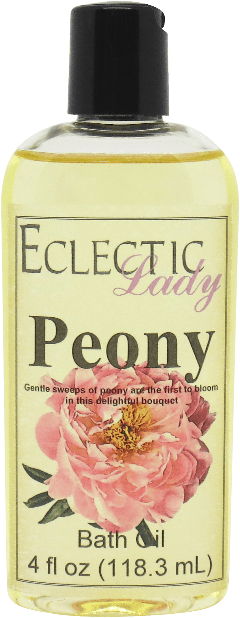Peony Bath Oil - Scented Body Oil - Relaxing & Moisturizing Bathing Oil ...