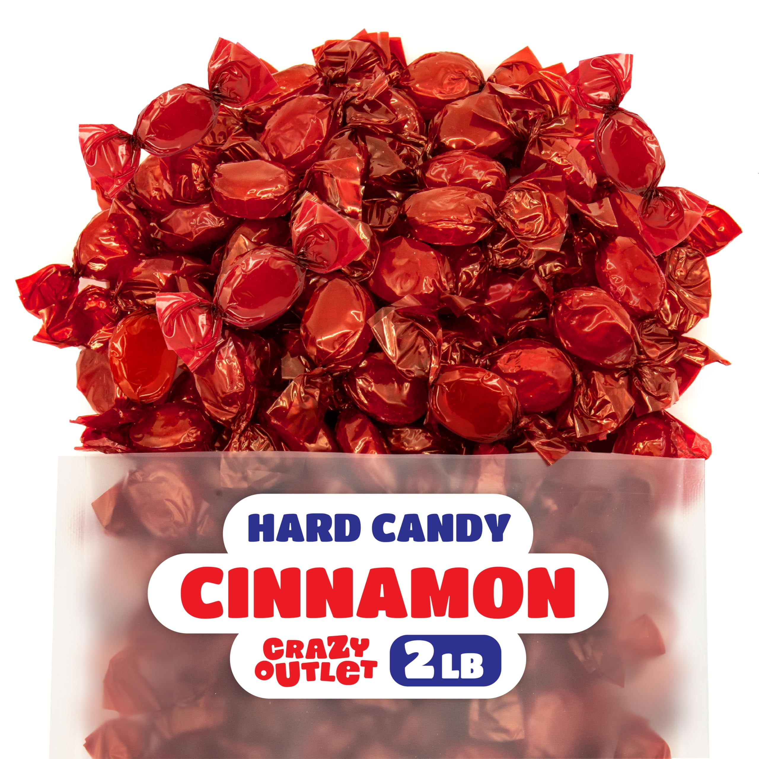 Cinnamon Candy - 2 Pound MDA05 Bulk Bag - Cinnamon Discs Hard Candy ...