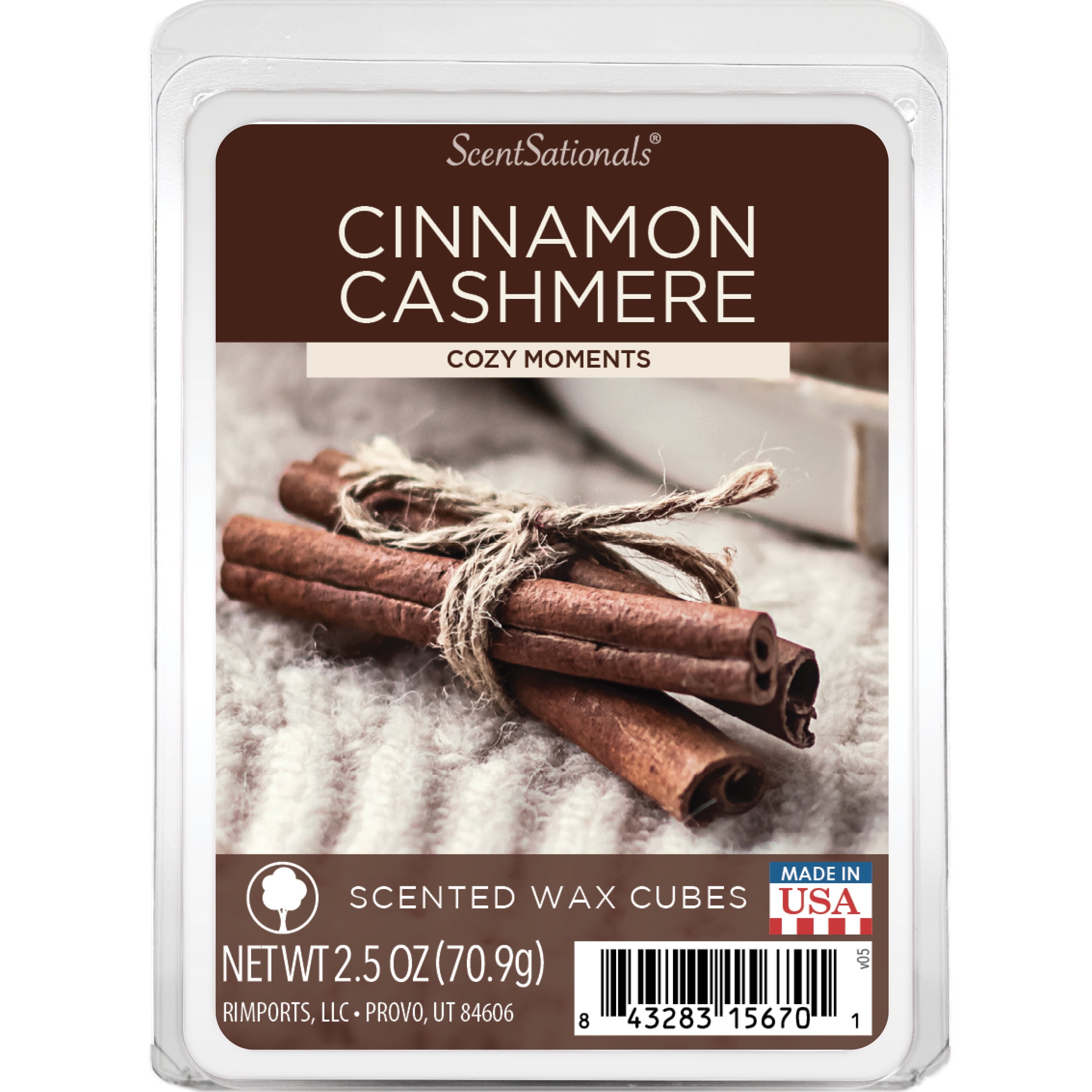 Cinnamon Cashmere Scented Wax Melts, ScentSationals, 2.5 oz - Walmart.com