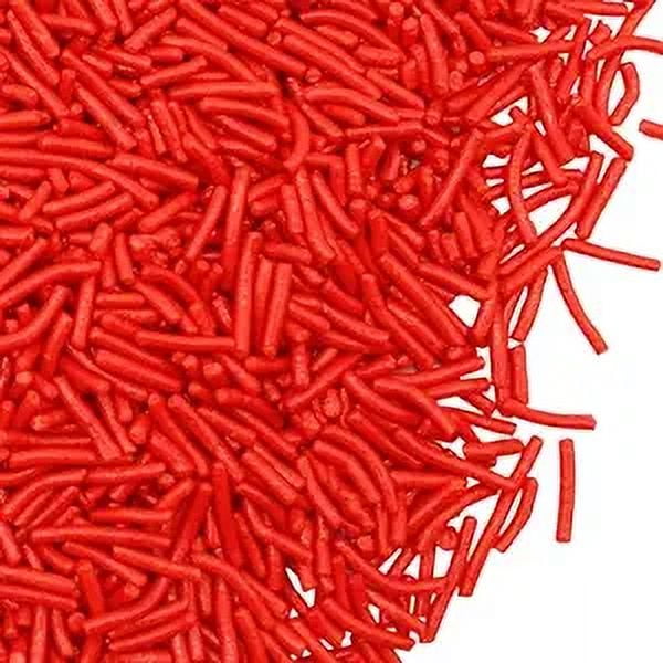 Cinnamon Flavored Sprinkles BULK Jimmies 8 Ounce Bag- Edible Cake ...
