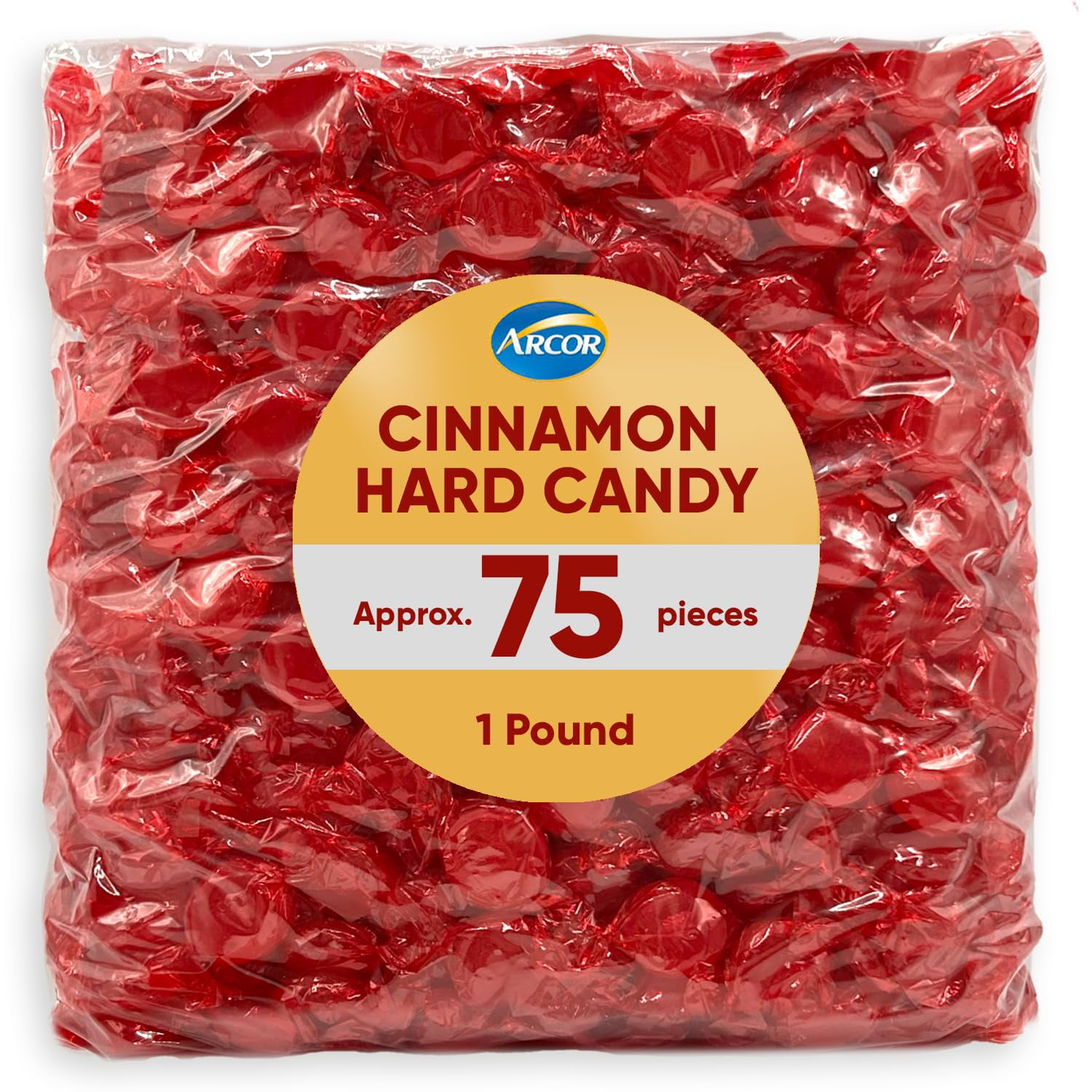 Cinnamon Hard Candy Bulk MFF30 - 1 Pound of Approx 75 - Cinnamon Candy - Hard Candy Individually ...