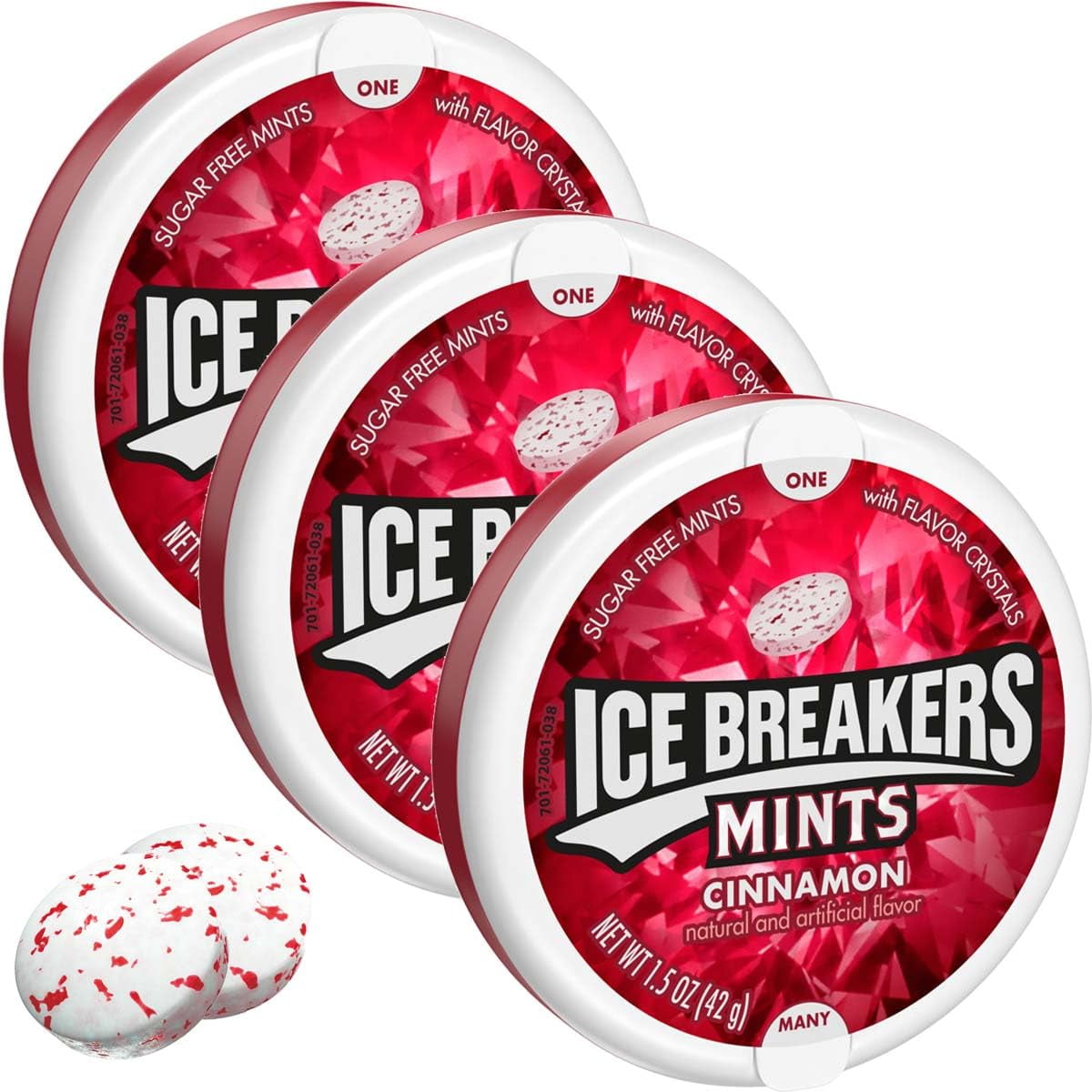 Cinnamon Ice Breakers Mints Tin, 3 Pack (1.5 oz Each) - Walmart.com