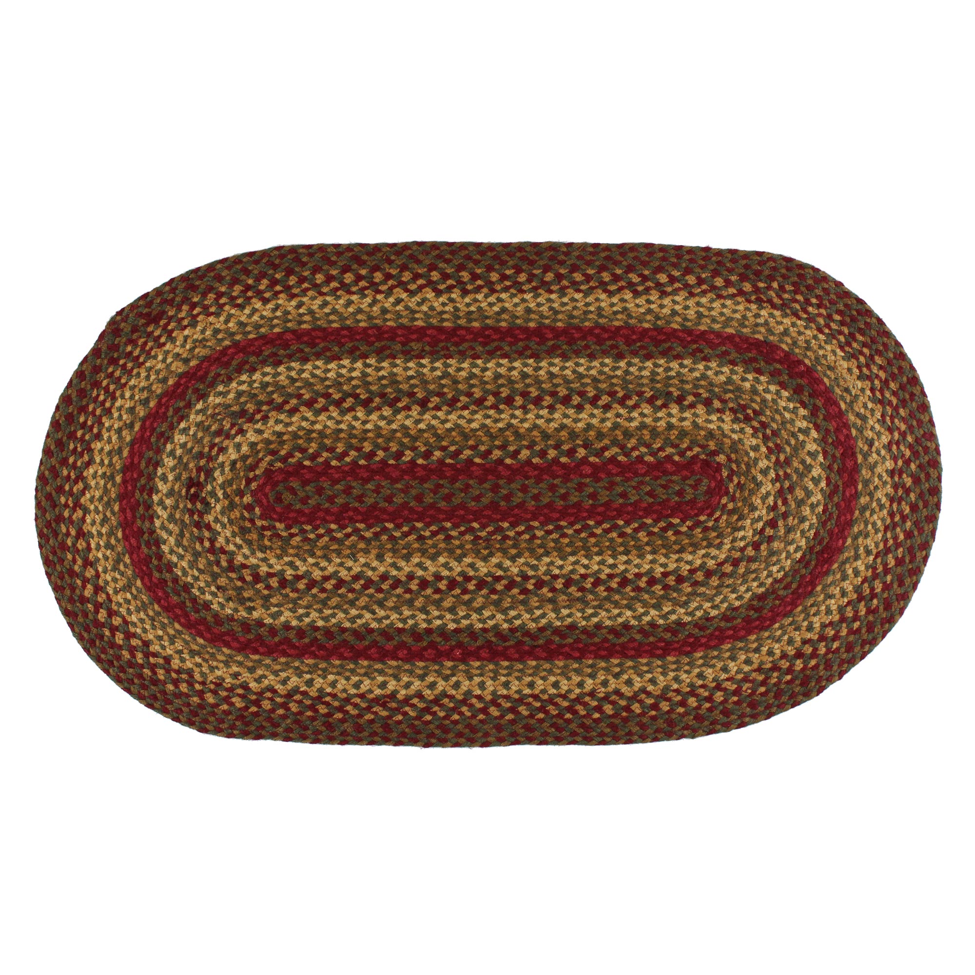 Cinnamon Jute Braided Rugs by IHF Rugs - Walmart.com
