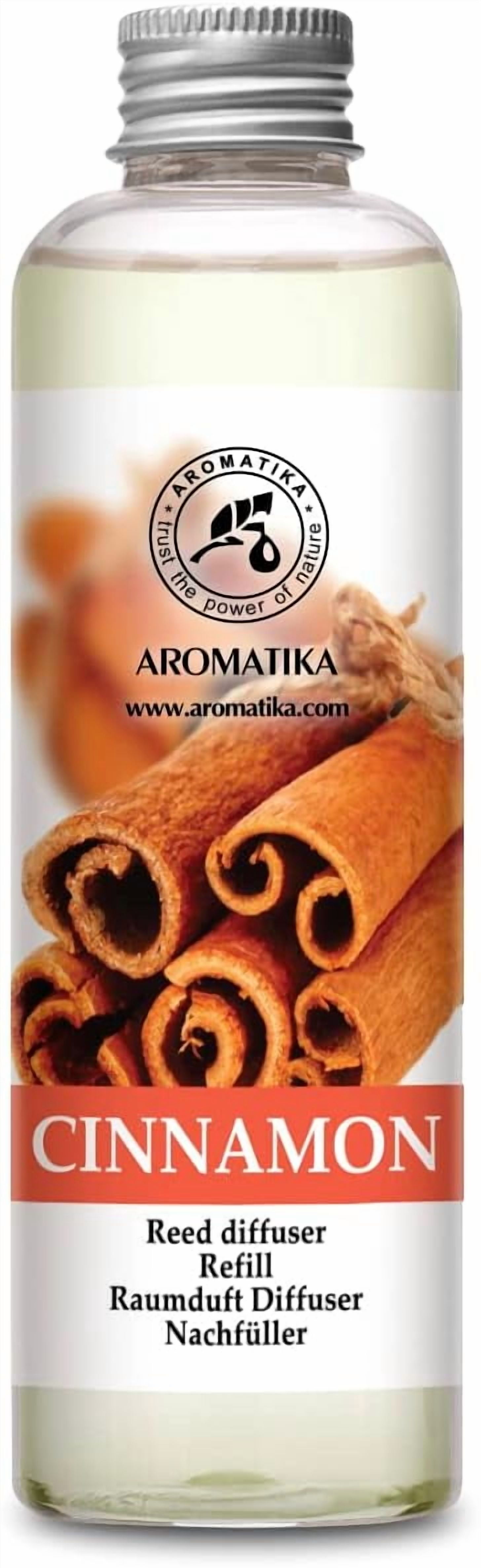 Cinnamon Reed Diffuser Refill with Natural Essential Cinnamon Oil 6.8 ...