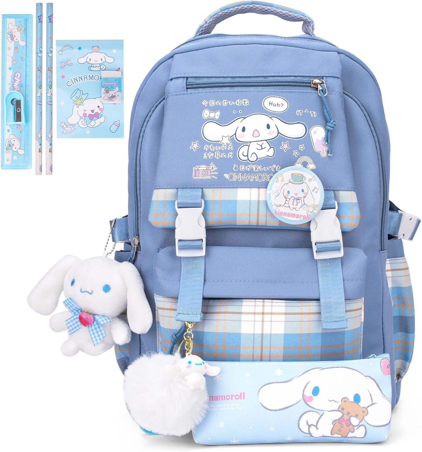 Cinnamon Roll Backpack - Cinnamon Roll Stuff Kawaii Backpack - Cute ...