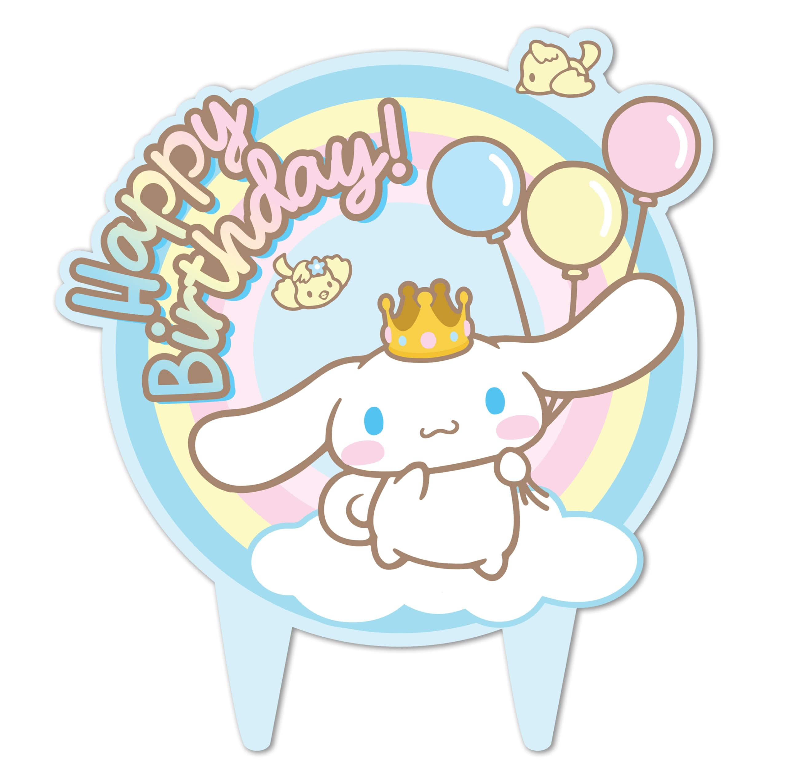 Cinnamon Roll Cake Topper DHF10 Girls Kids Birthday Melody Kitty Party ...