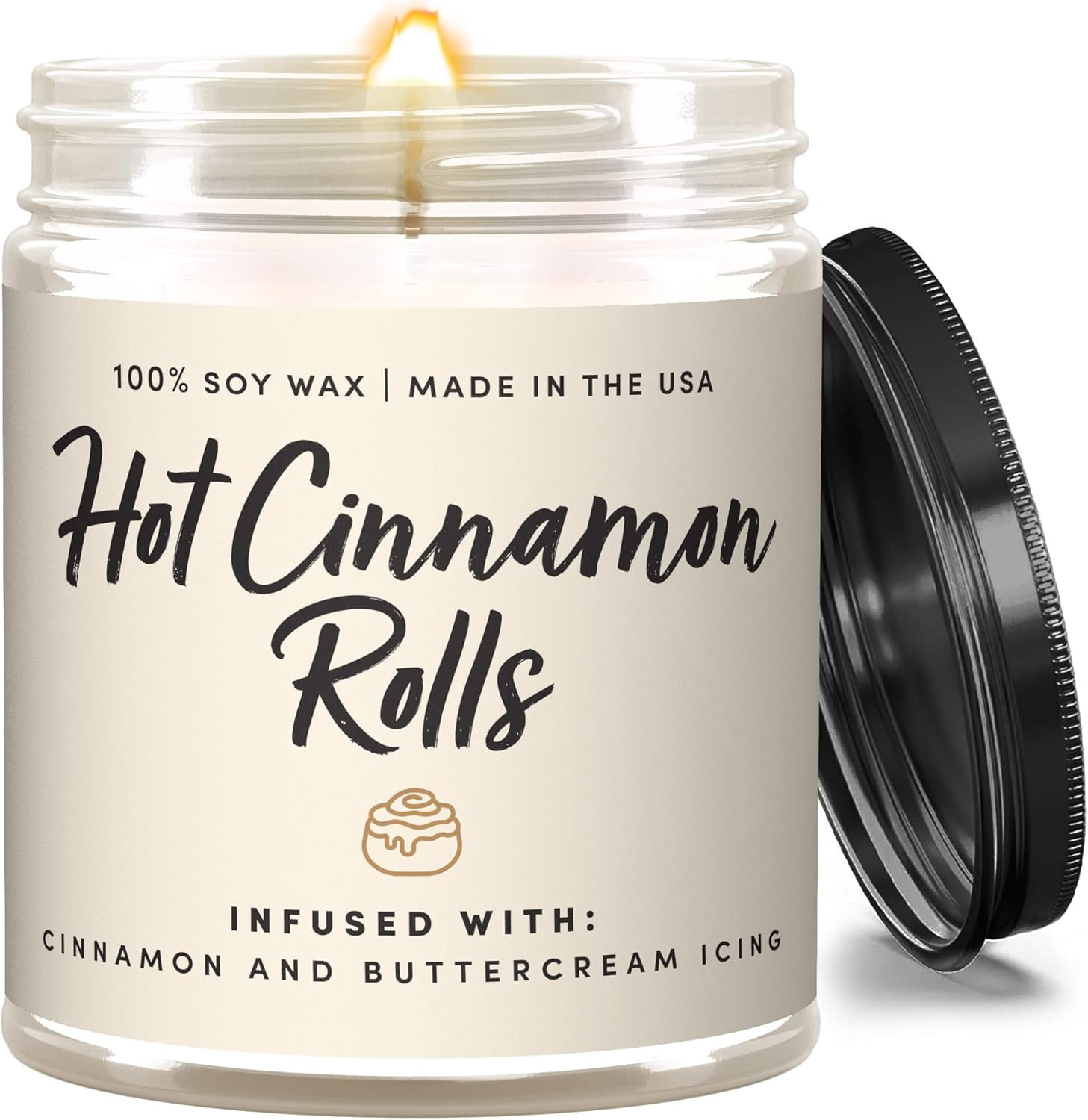 Cinnamon Rolls Fall Candles for Home Scented – Cinnamon and Buttercream ...