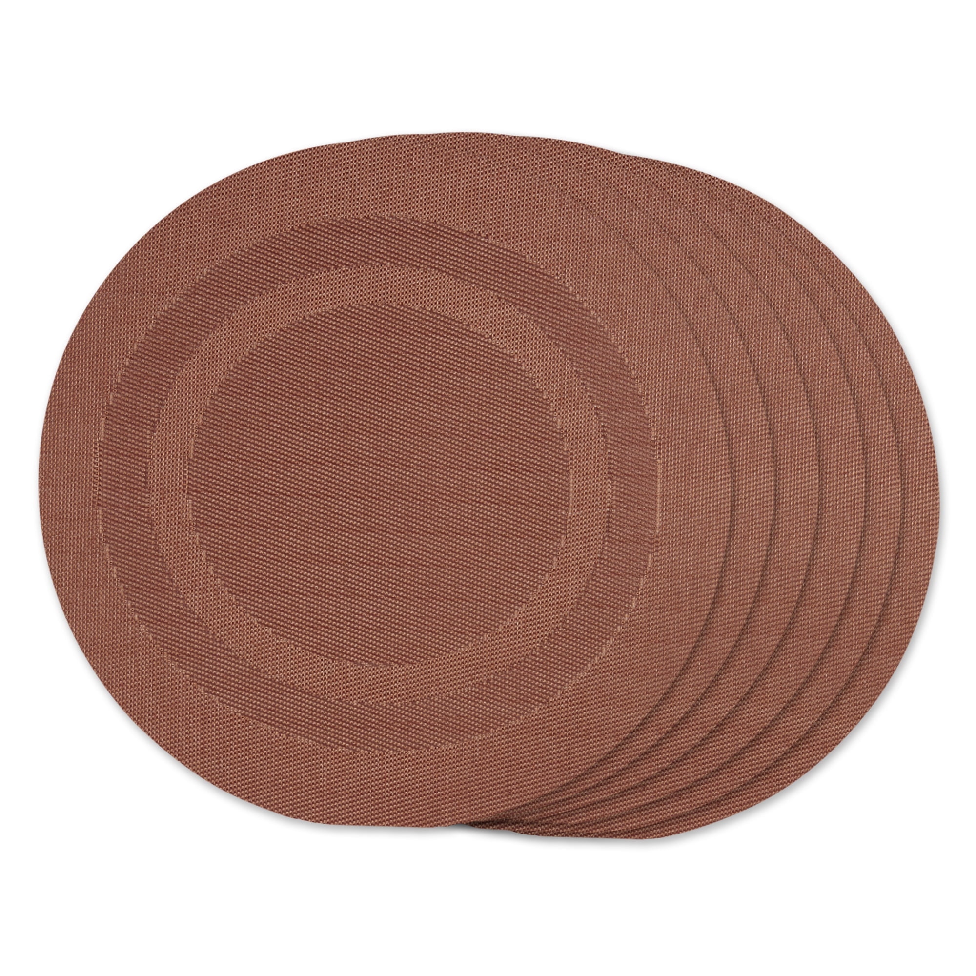Cinnamon Round PVC Doubleframe Placemat 6 Piece - Walmart.com