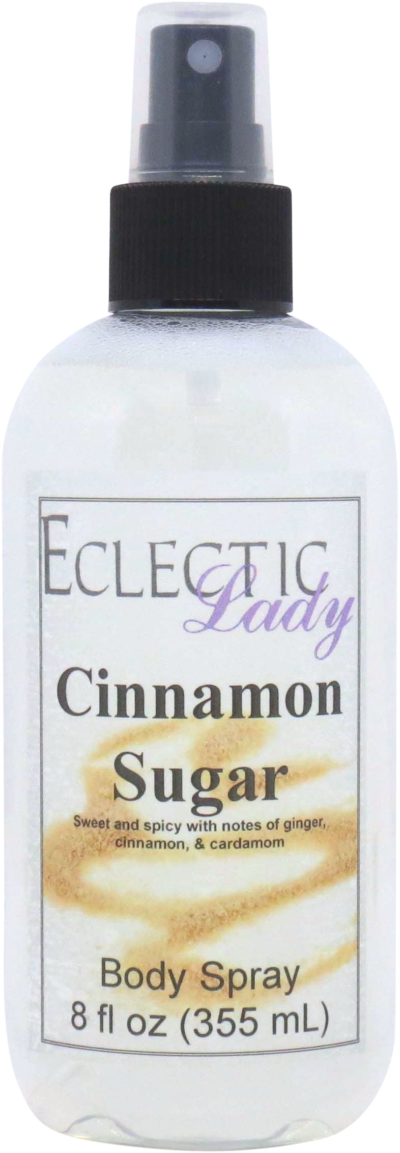 Cinnamon Sugar Body Spray, Eclectic Lady, Hydrating Mist, Unisex, 8 oz ...