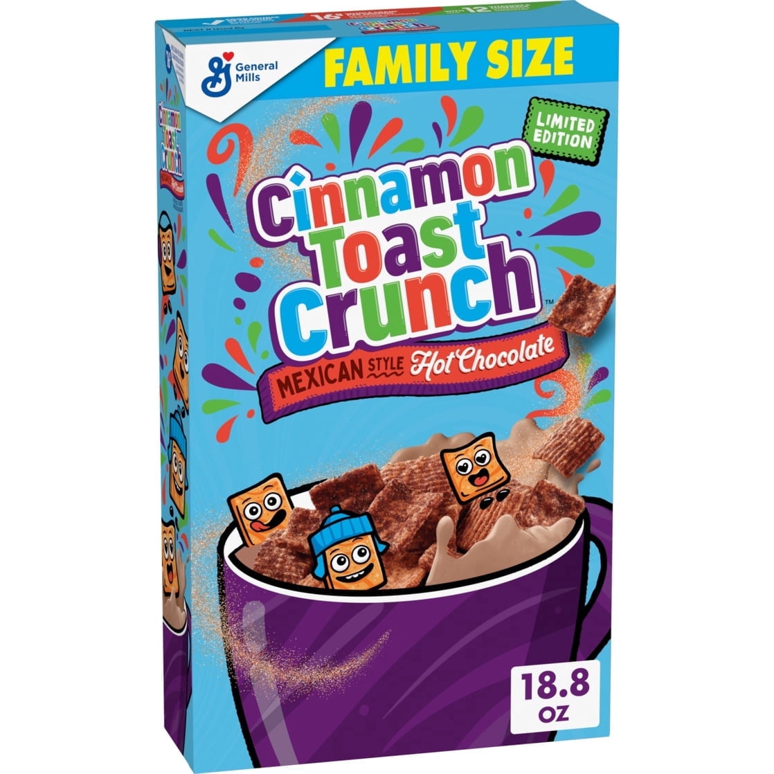Cinnamon Toast Crunch Breakfast Cereal, Mexican Style Hot Chocolate ...