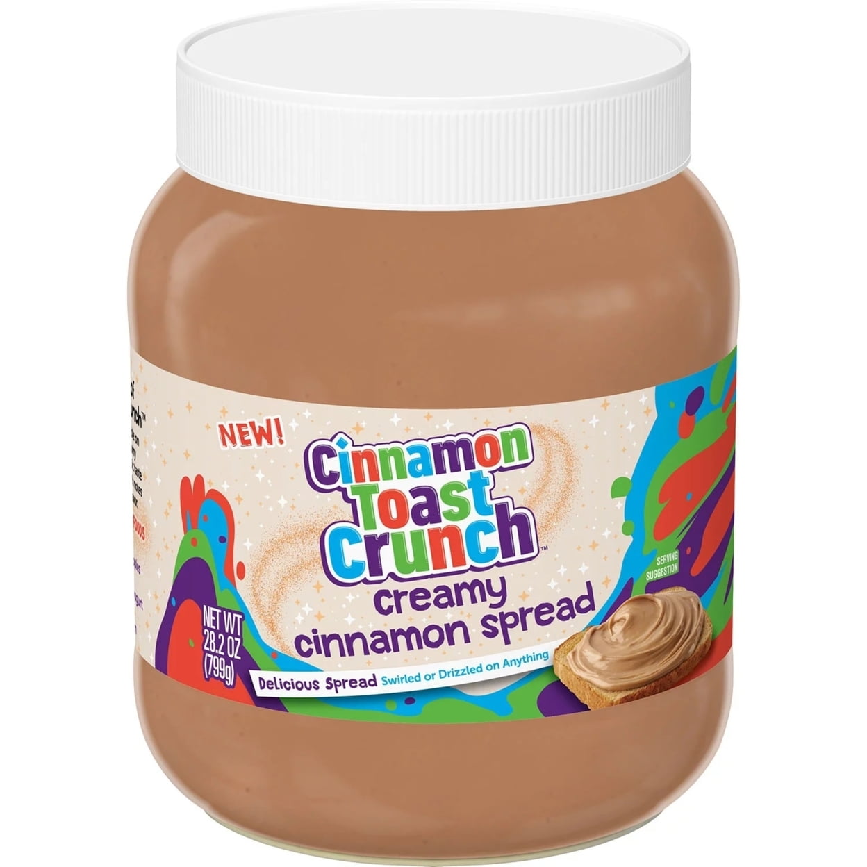 Cinnamon Toast Crunch Creamy Cinnamon Spread (28.2 Ounce) - Walmart.com
