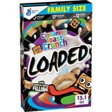 Cinnamon Toast Crunch Loaded Cereal, Made with Whole Grain, Family Size ...
