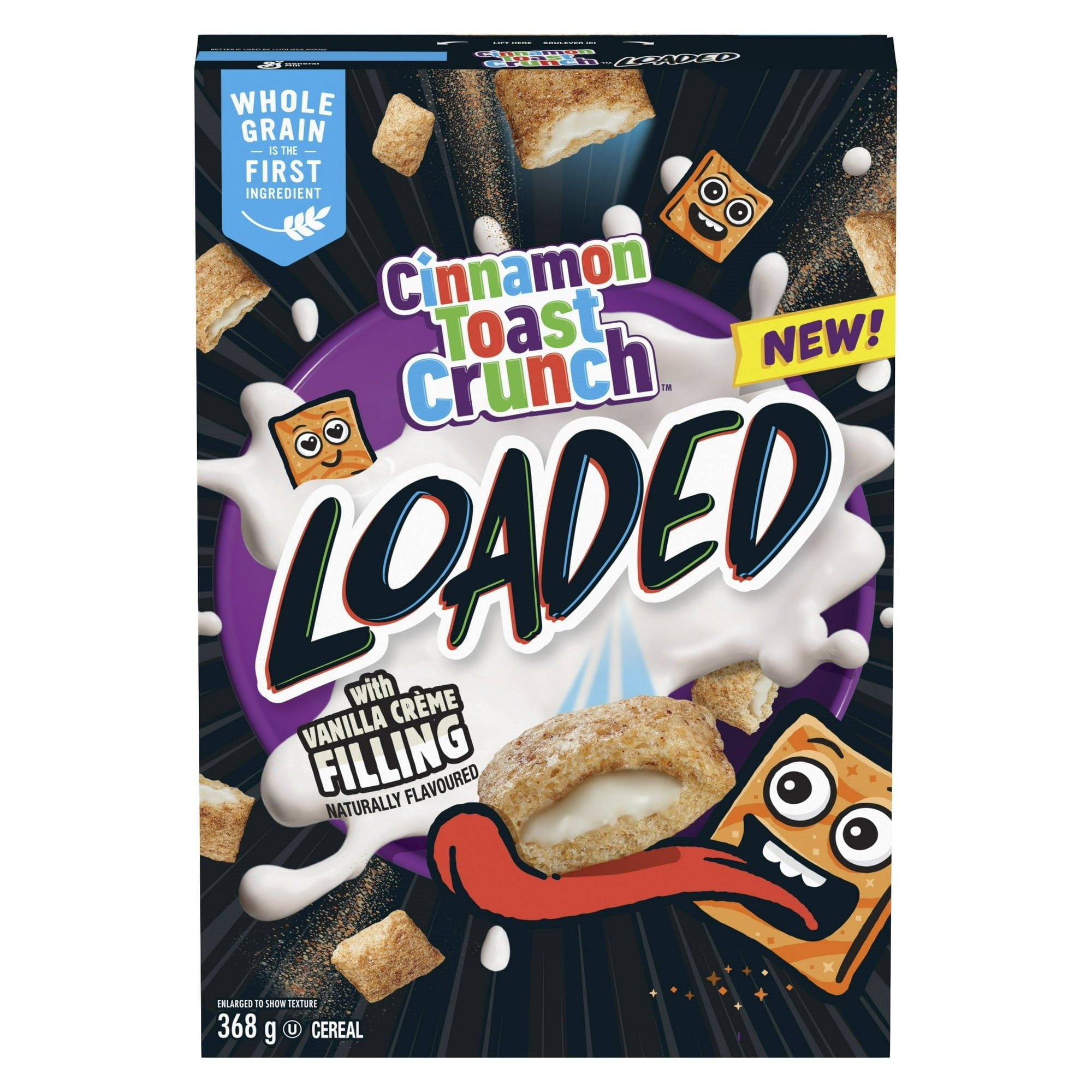 Cinnamon Toast Crunch Loaded Cereal - Vanilla Creme Filled | 368g ...