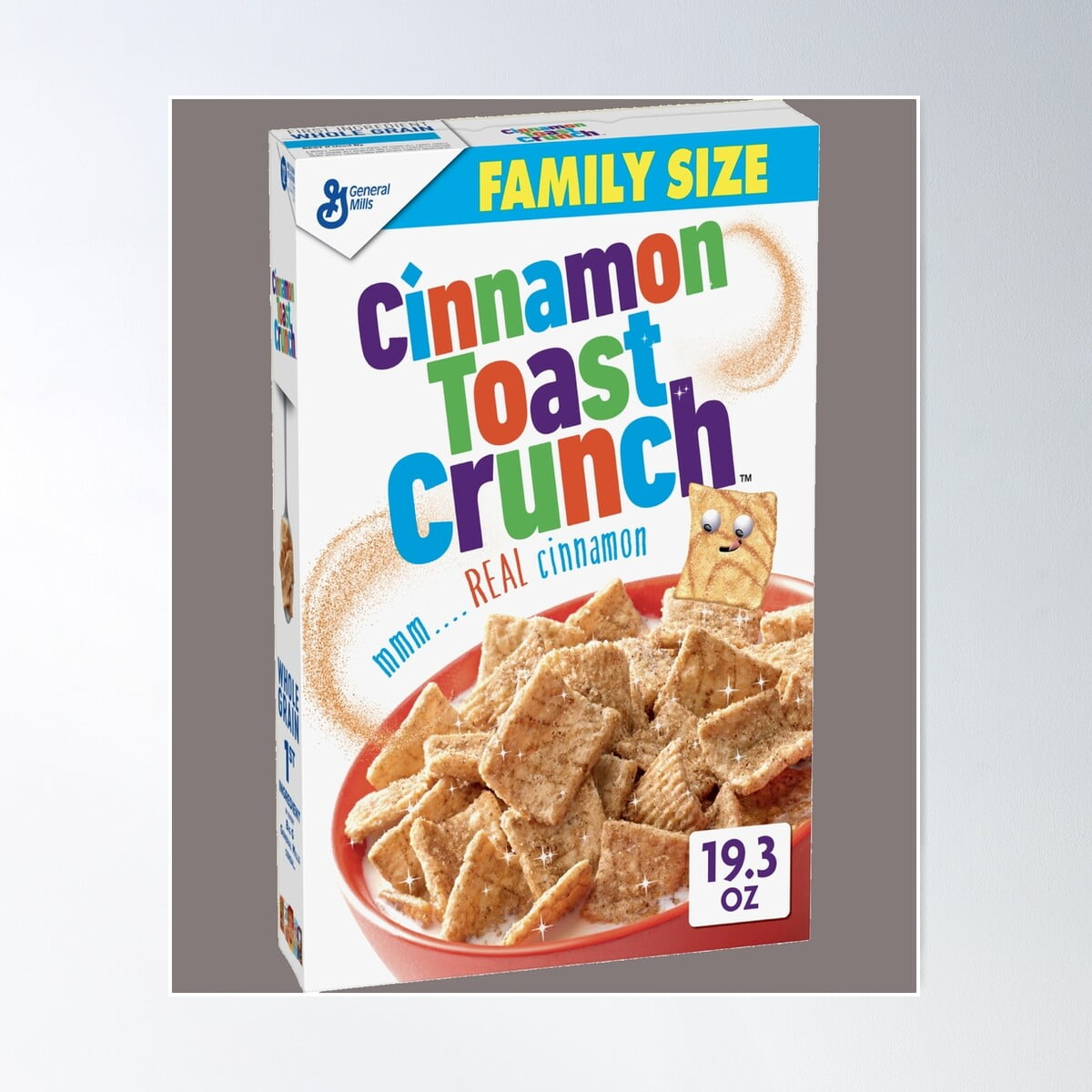 Cinnamon Toast Crunch Poster Wall Art, Modern Wall Decor For Living ...