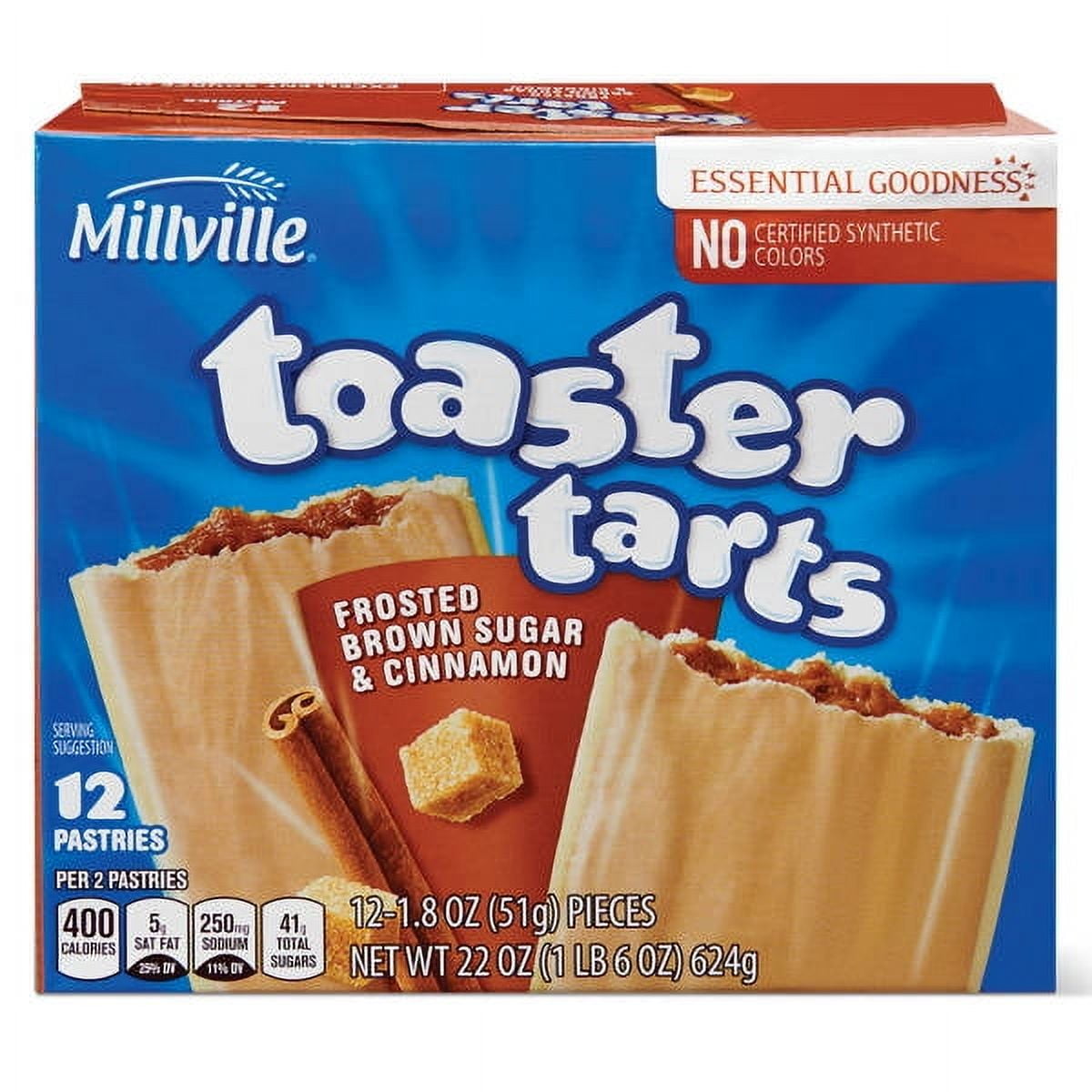 Cinnamon Toaster Tarts, 12 count- Pack of 2 - Walmart.com
