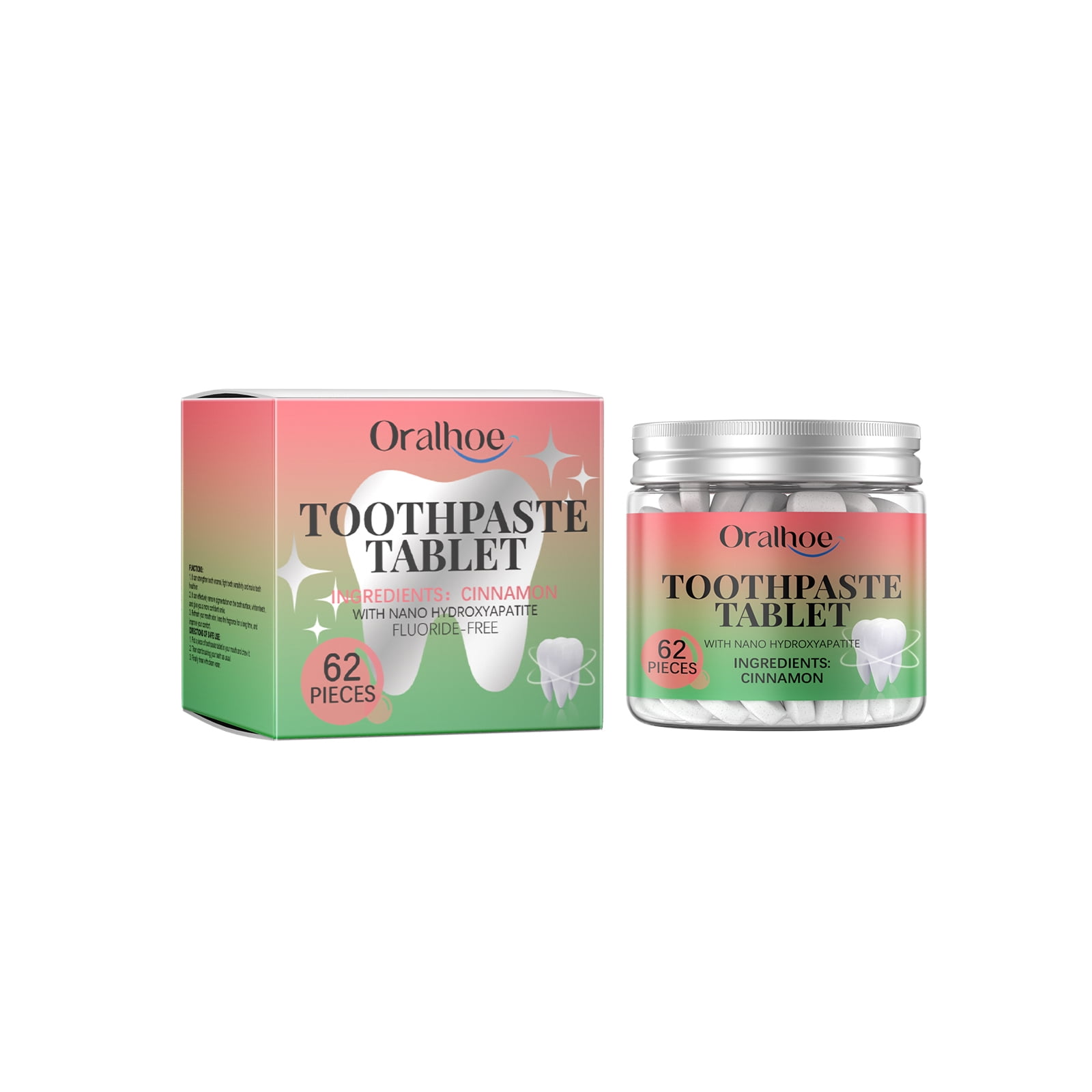 Cinnamon Toothpaste Tablets Gently Clean Stains Care Oral Hygiene ...