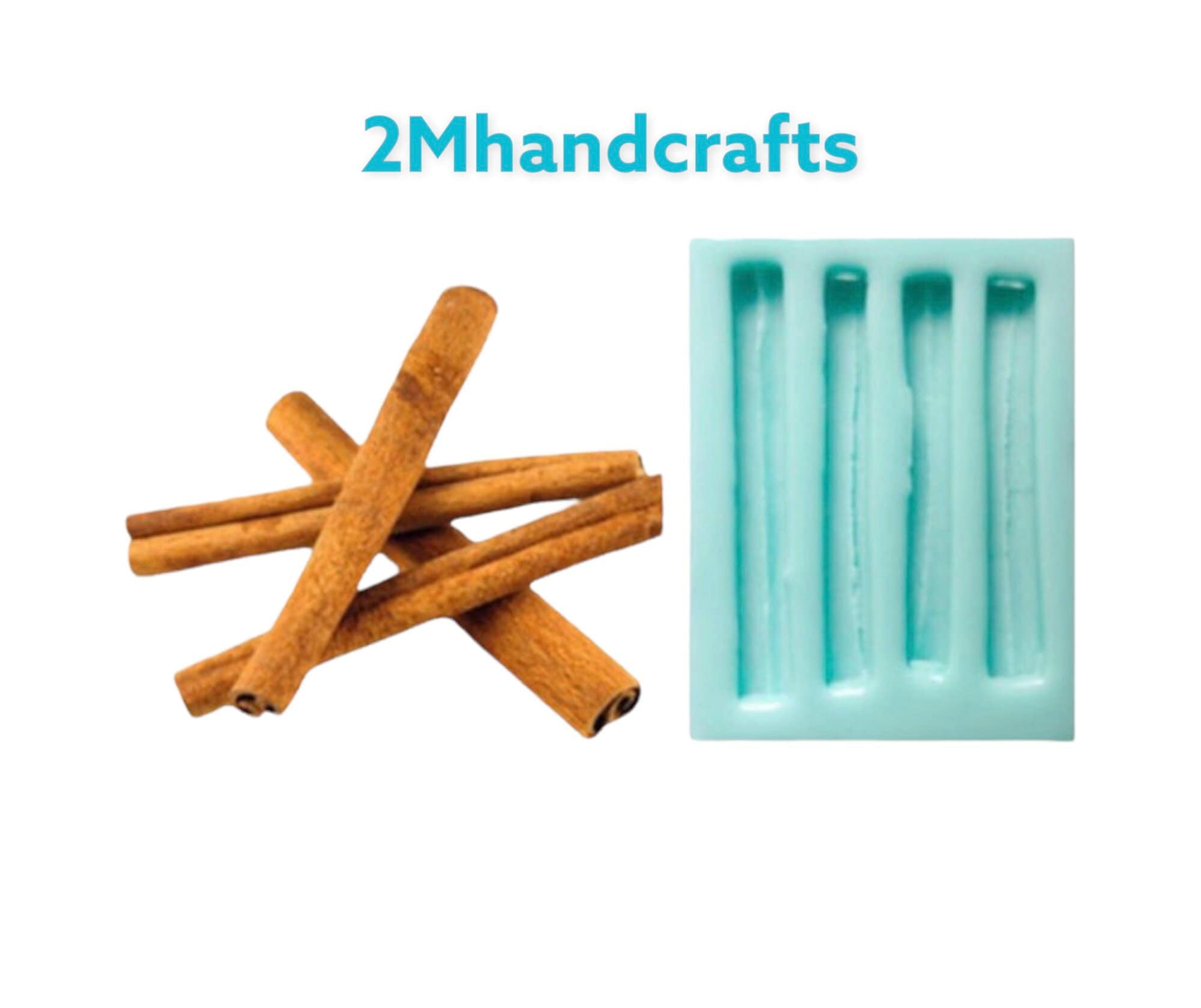 Cinnamon stick silicone candle mold,realistic food shape soap mold,3D ...