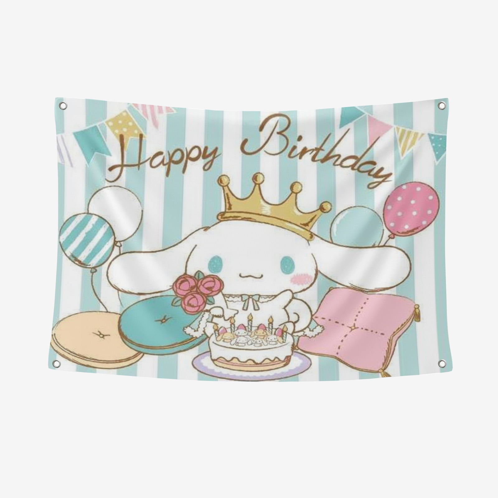 Cinnamoroll 3.28*4.92FT/100*150CM Banner Background Backdrop - Walmart.com