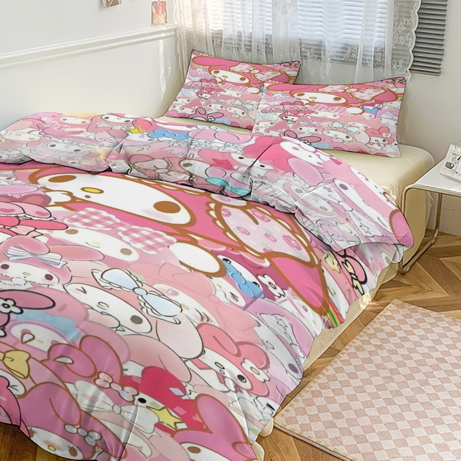 Cinnamoroll 3-Pieces Cartoon Quilt Cartoon Bedding Sets With1Quilt ...