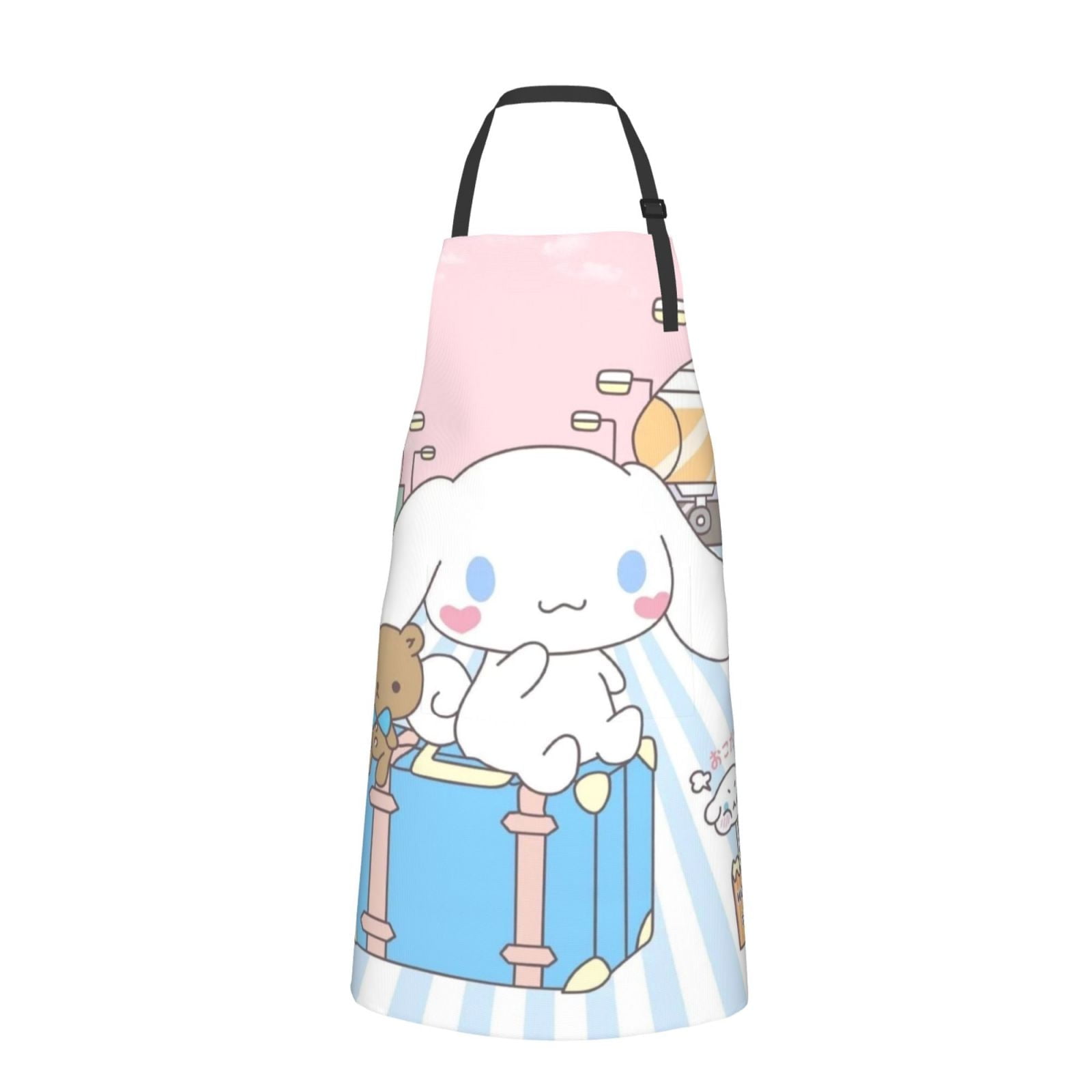 Cinnamoroll Adjustable Bib Aprons, Waterdrop Resistant Apron with 2 ...