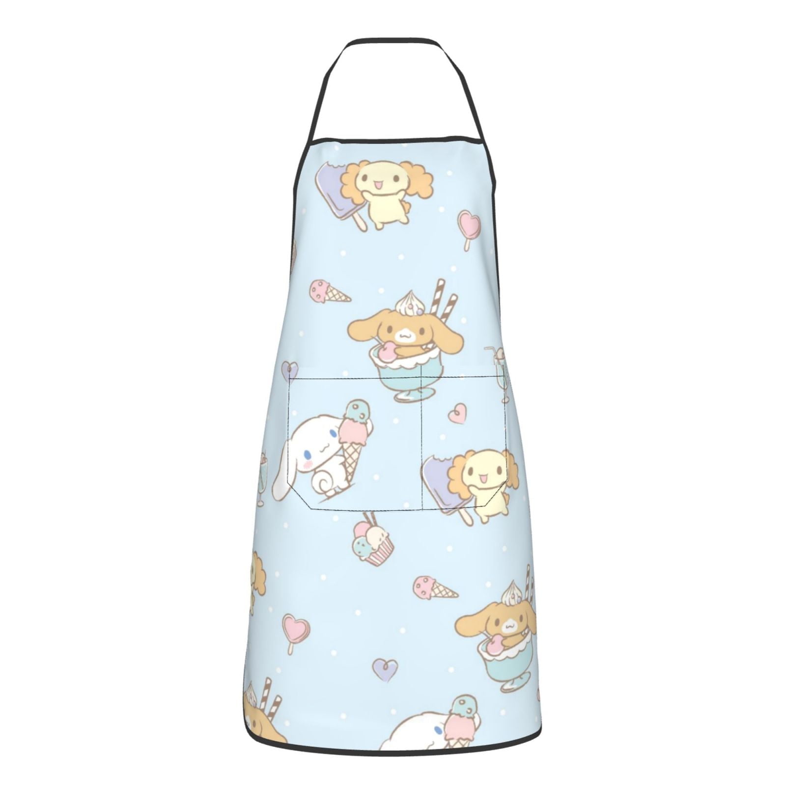 Cinnamoroll Adjustable Bib Aprons, Waterdrop Resistant Apron with 2 ...