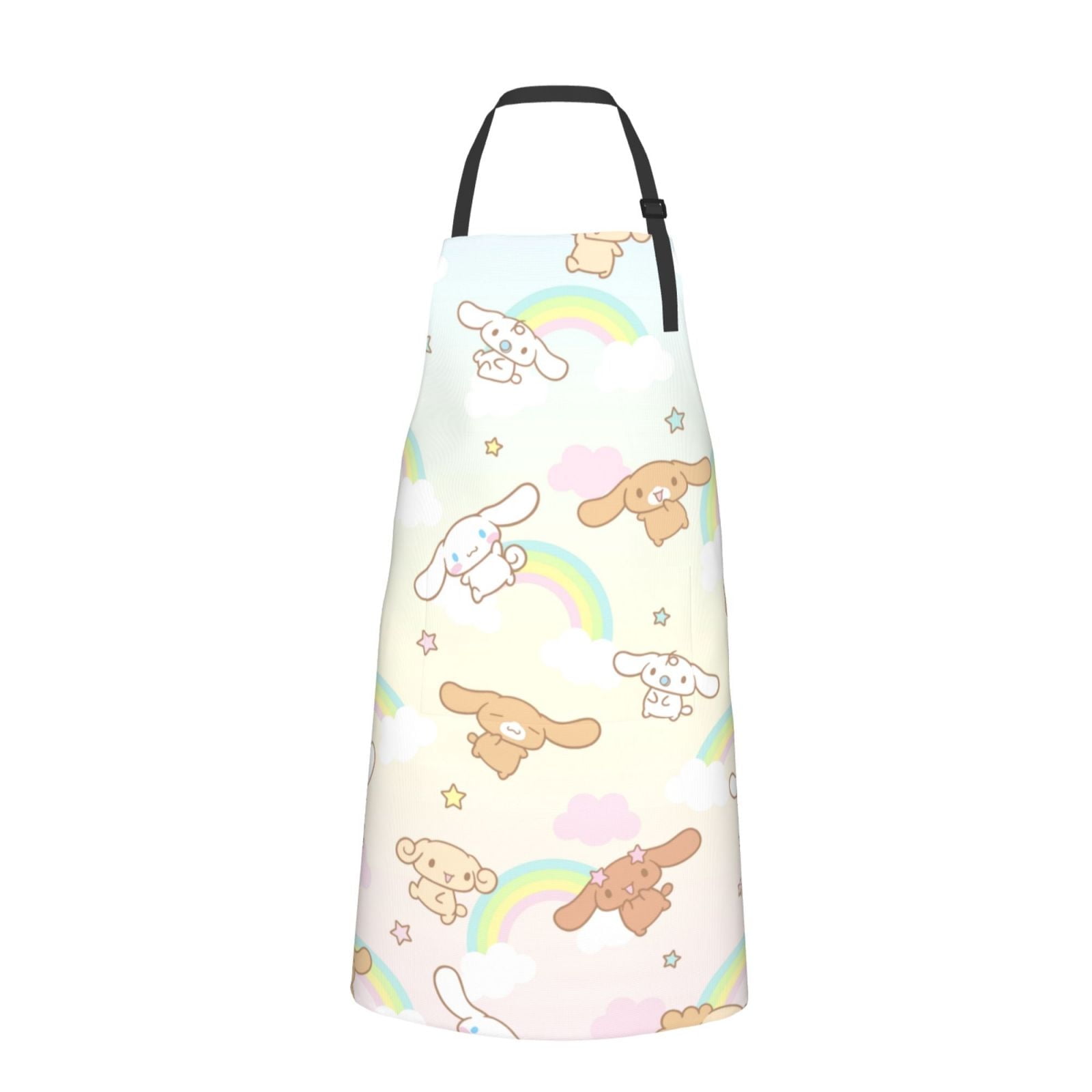 Cinnamoroll Adjustable Bib Aprons, Waterdrop Resistant Apron with 2 ...
