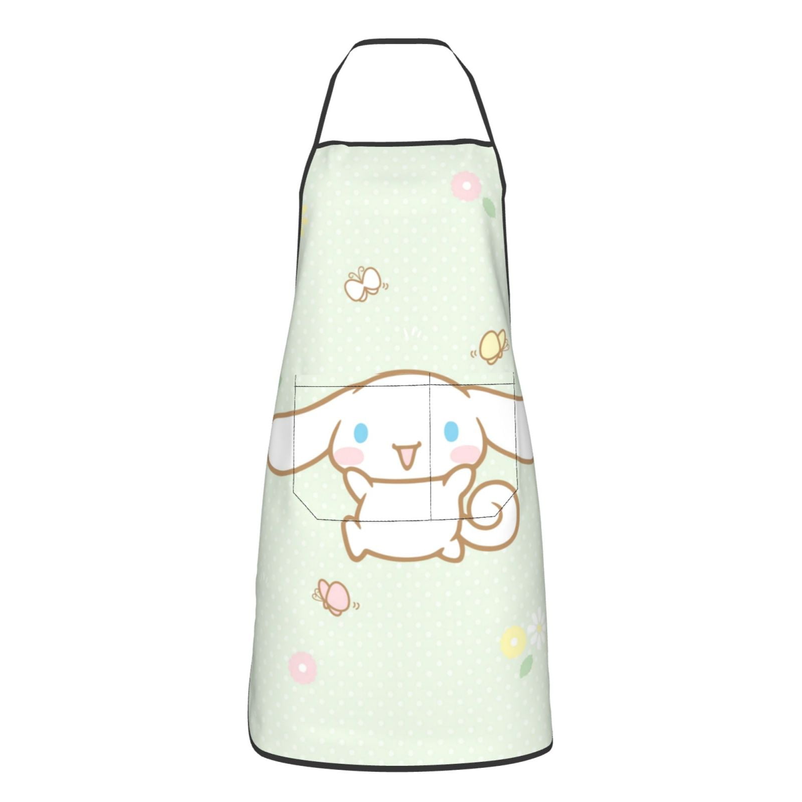 Cinnamoroll Adjustable Bib Aprons, Waterdrop Resistant Apron with 2 ...