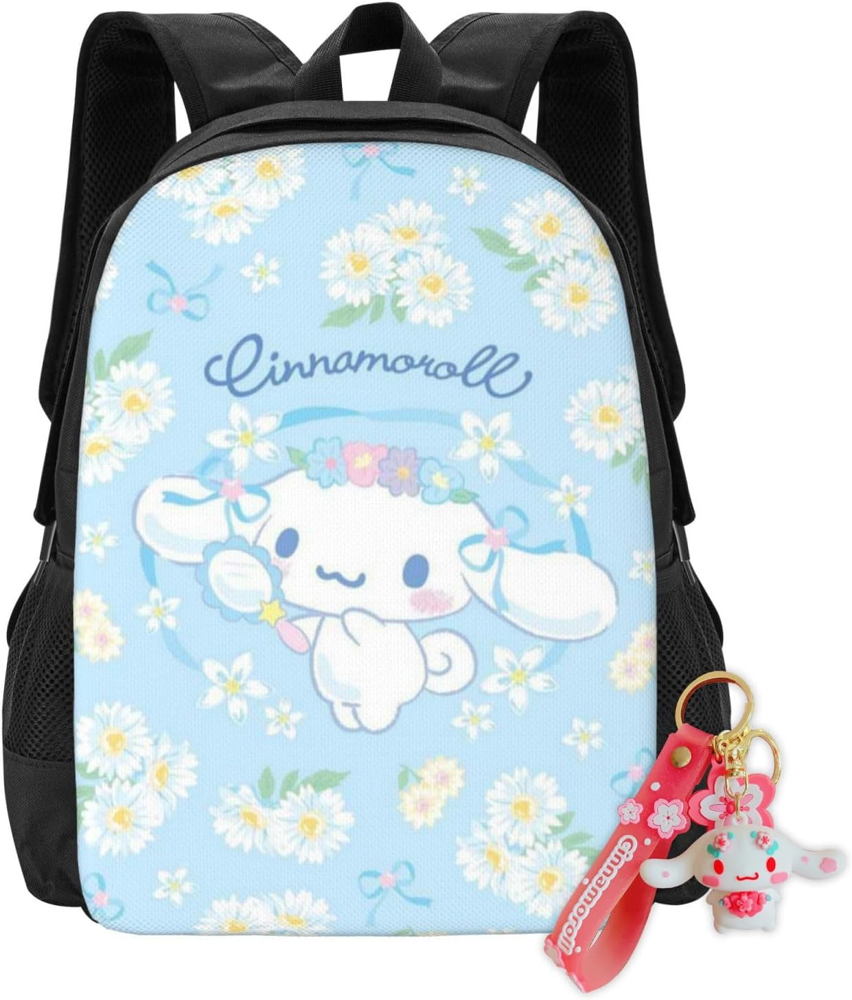 Cinnamoroll Anime Backpack Kawaii Puppy And Daisy 3d Printing Laptop ...