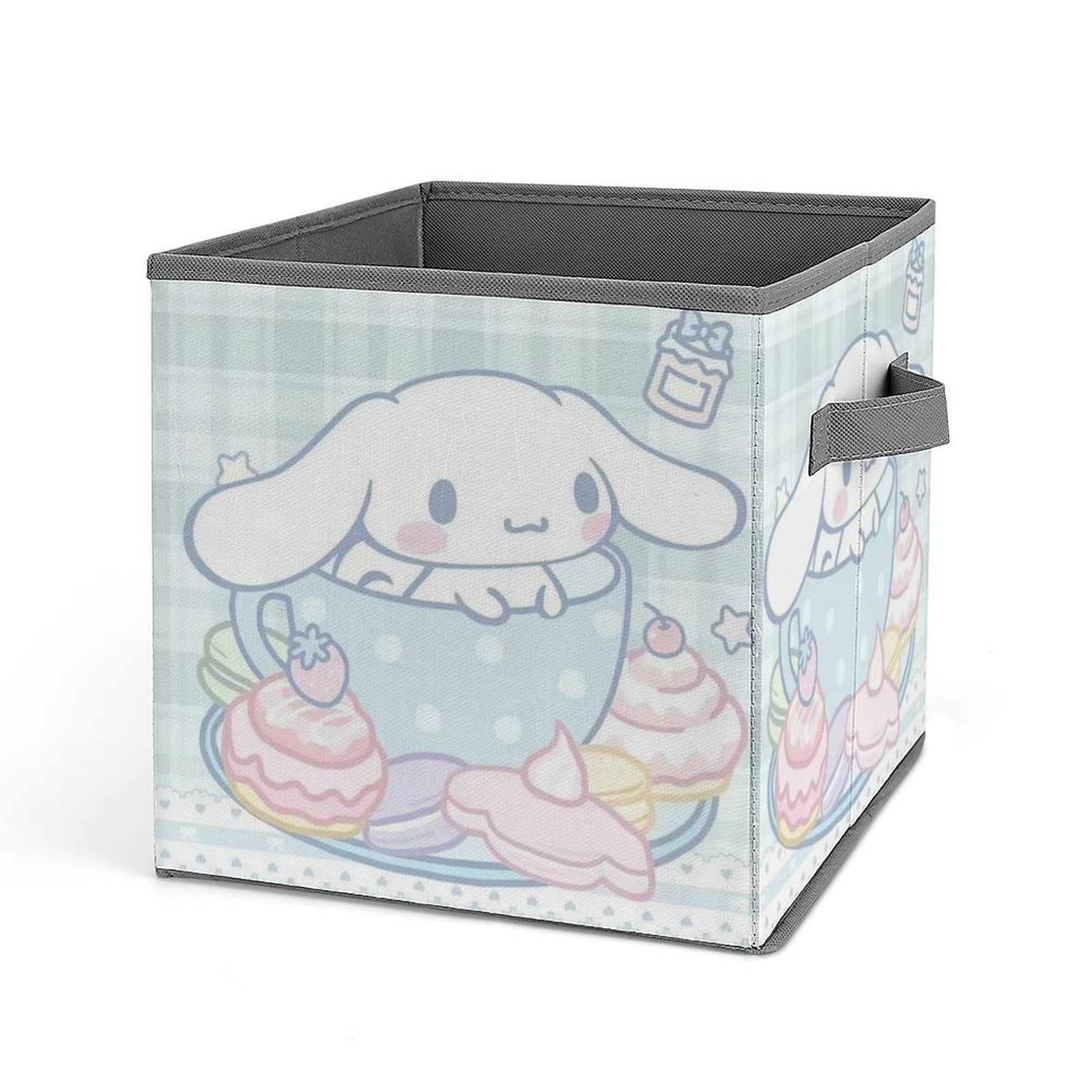 Cinnamoroll Anime Cartoon Cube Storage Bins for Shelves, Fabric ...