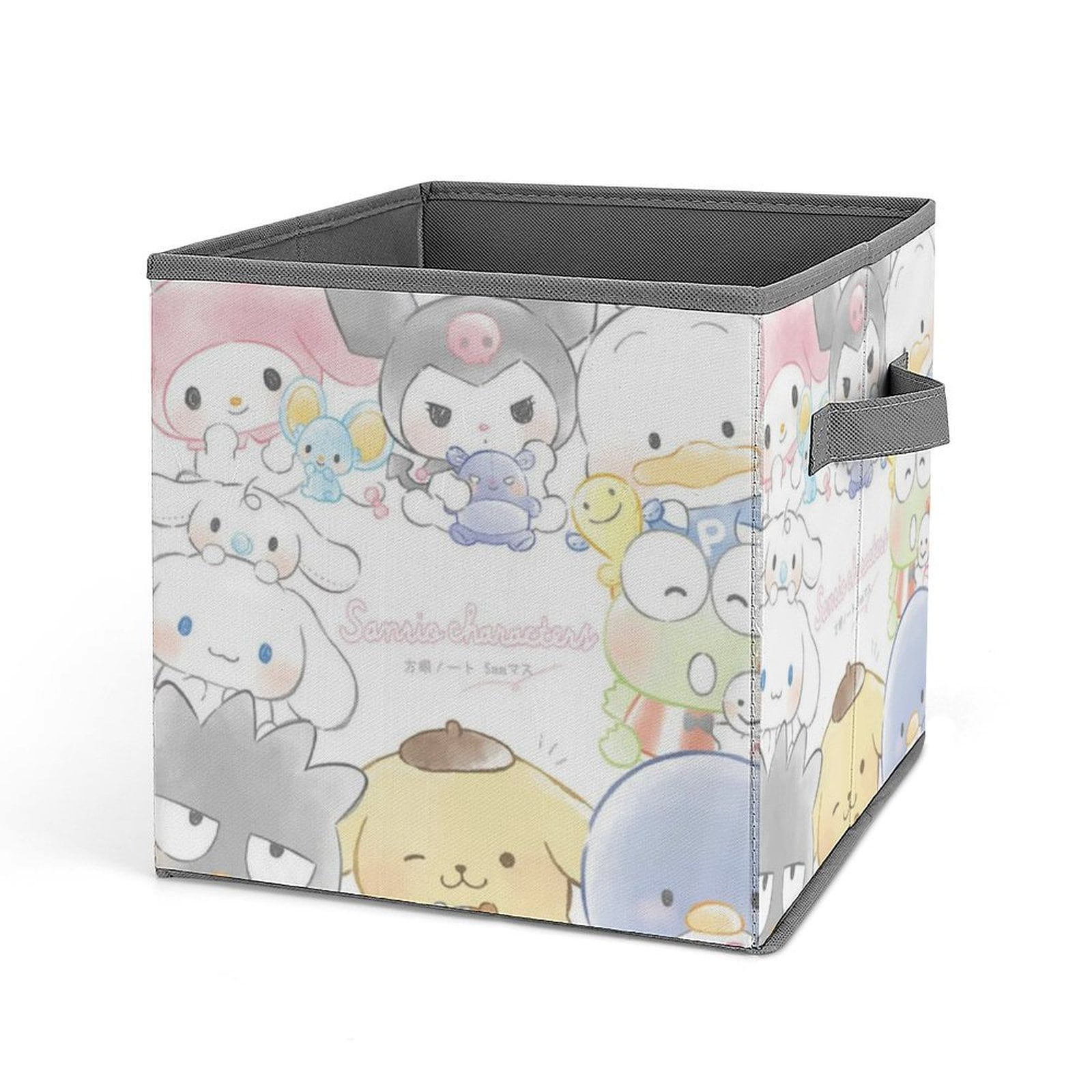 Cinnamoroll Anime Cartoon Cube Storage Bins for Shelves, Fabric ...