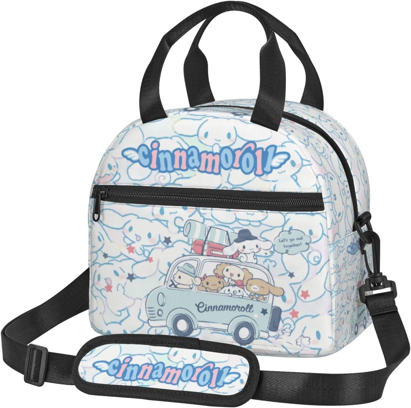 Cinnamoroll Anime Lunch Box Waterproof Holder Durable Insulated Cooler ...