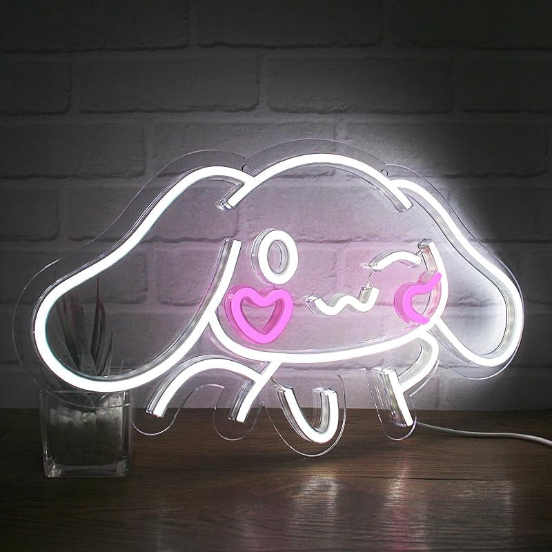 Cinnamoroll Anime Neon Sign for Wall Decor Cinnamoroll Led Light Room ...