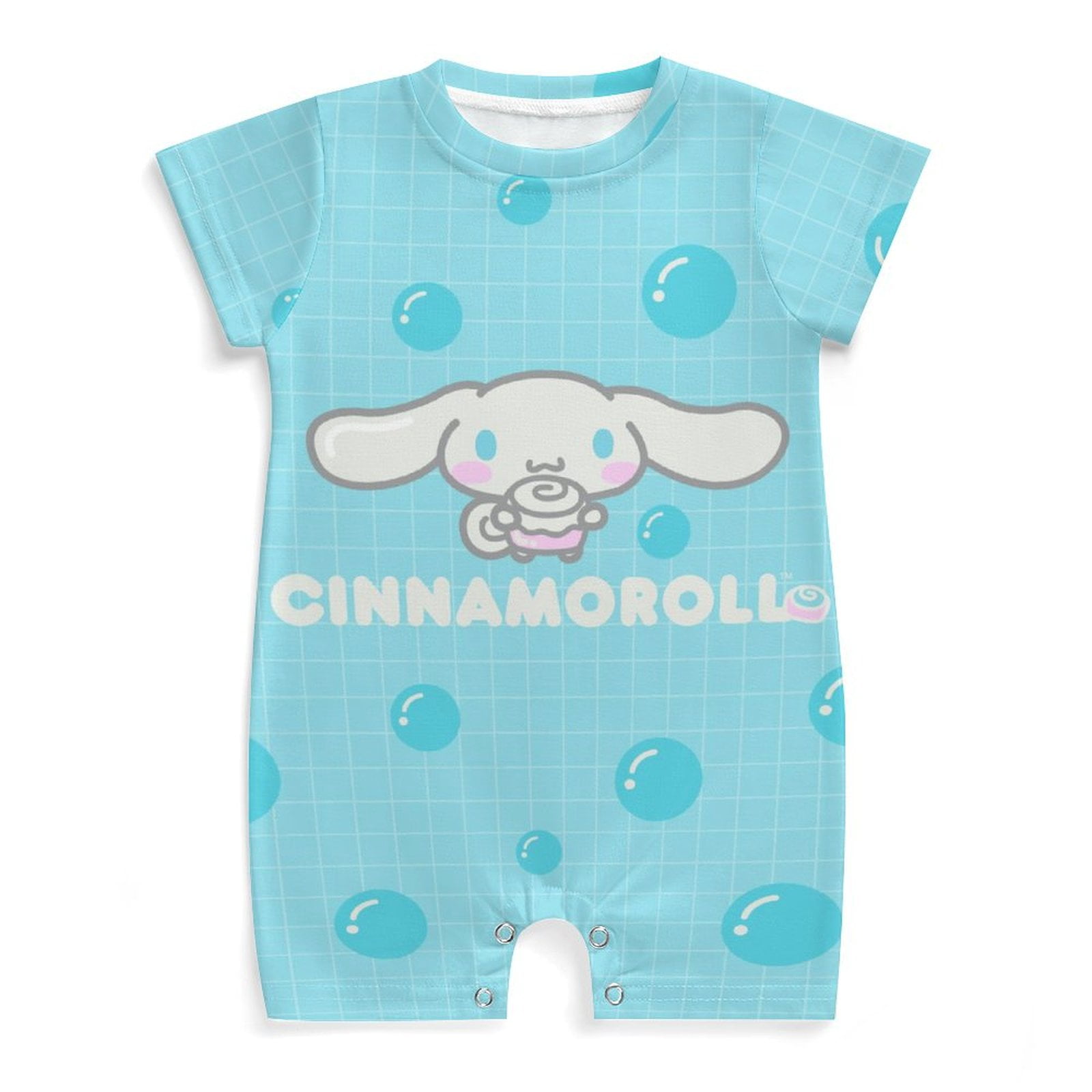 Cinnamoroll Baby Boy Girl Romper Short Sleeve Cotton Bodysuit Outfits ...