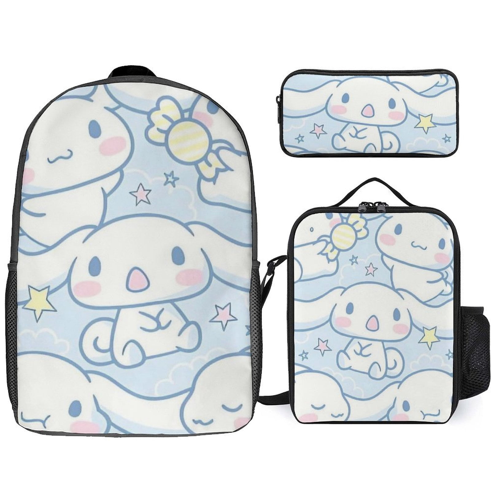 Cinnamoroll Backpack Cartoon 17in Laptop Bags Lunch Bag Meal Bag Pencil ...