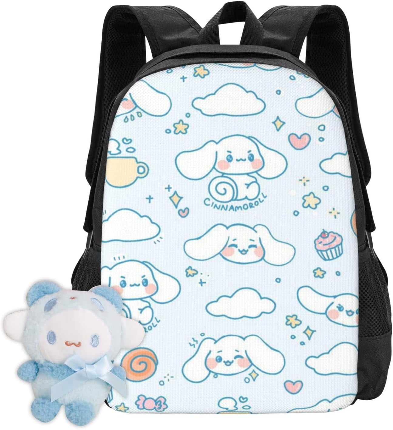 Cinnamoroll Backpacks Lightweight Canvas Laptop Backpacks For Hinking ...