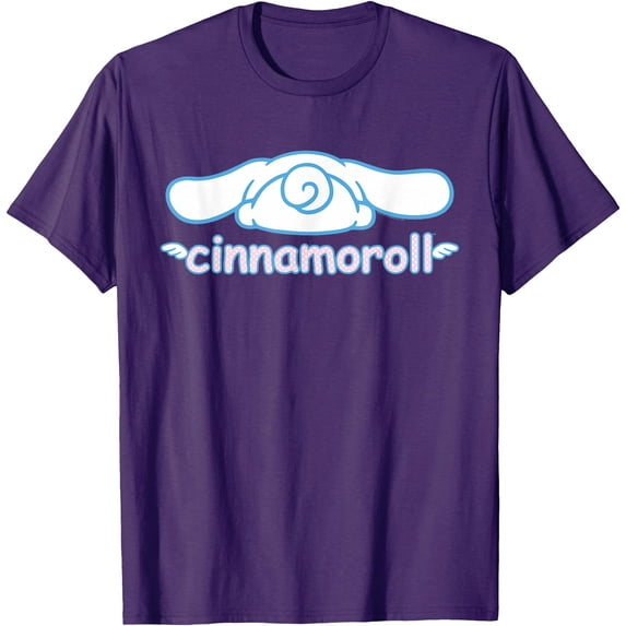 Cinnamoroll Backside Logo DTG Print Unisex T-Shirt,Purple Color,Size 2T ...