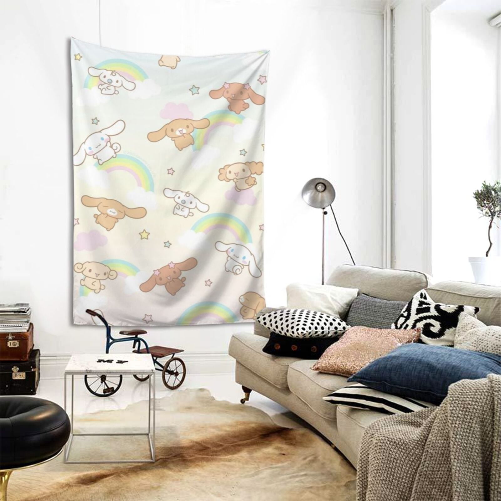 Cinnamoroll Bedroom Tapestry, King Size, Wall Hanging, Wall Decor ...