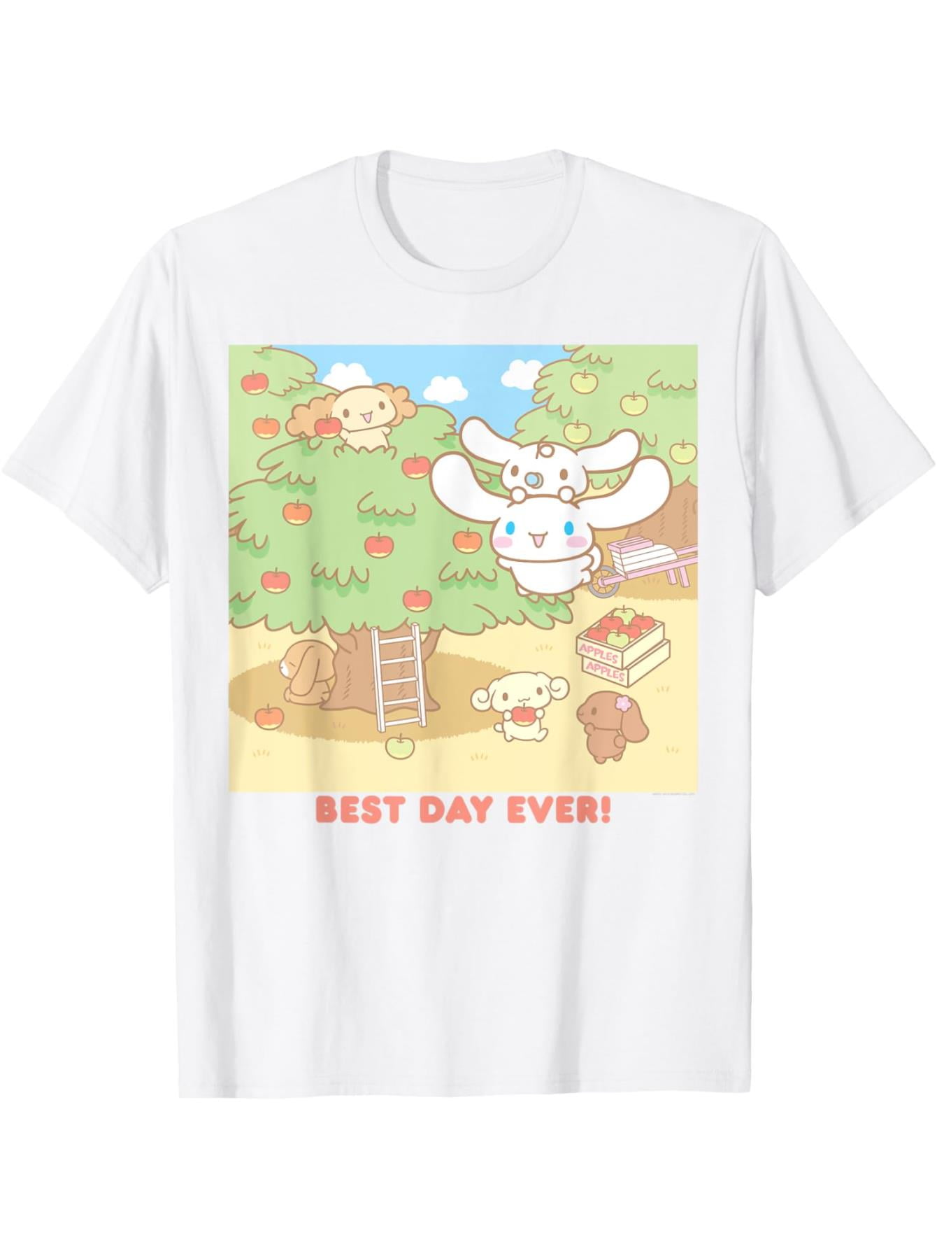 Cinnamoroll Best Day Ever Apple Picking Girls T-Shirt TEE TOP - Walmart.com
