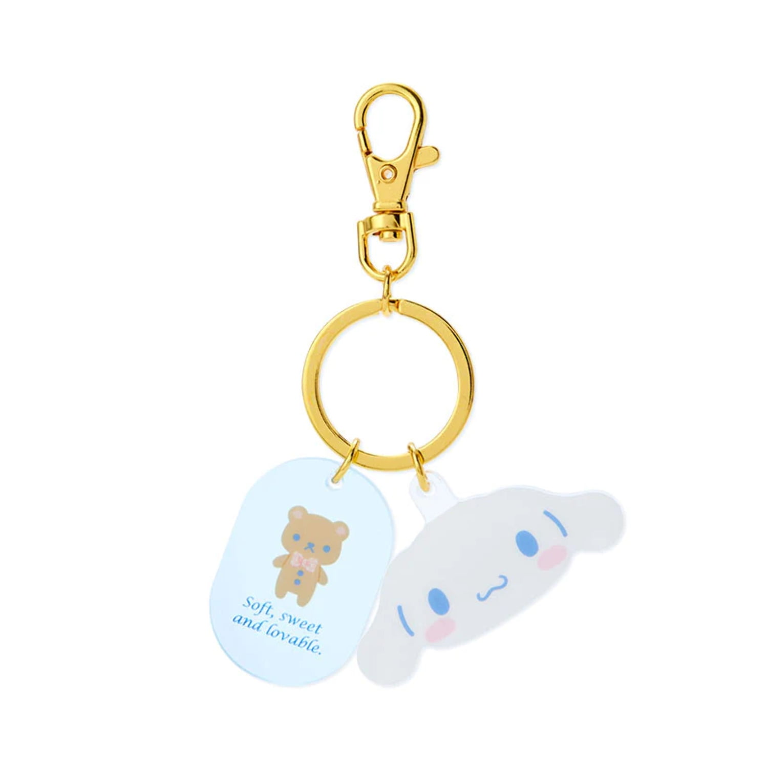 Cinnamoroll Besties Keychain Sanrio Acrylic Key Ring - Walmart.com