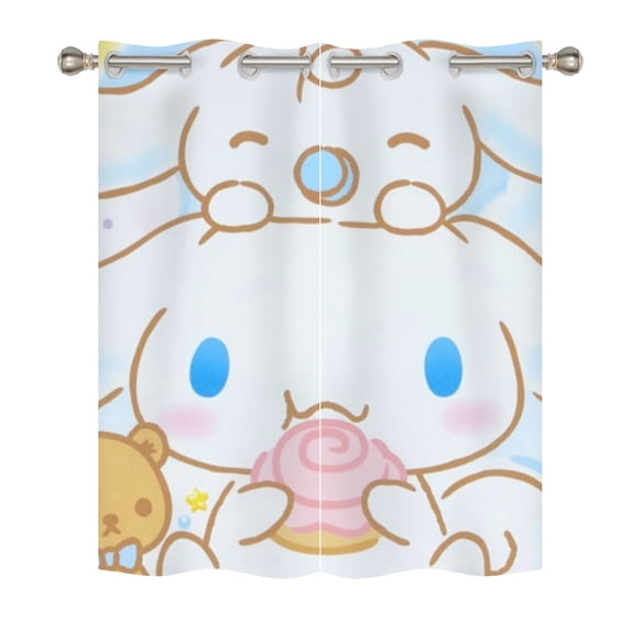 Cinnamoroll Blackout Curtains for Boys Girls Home Decor, Cartoon Fun ...