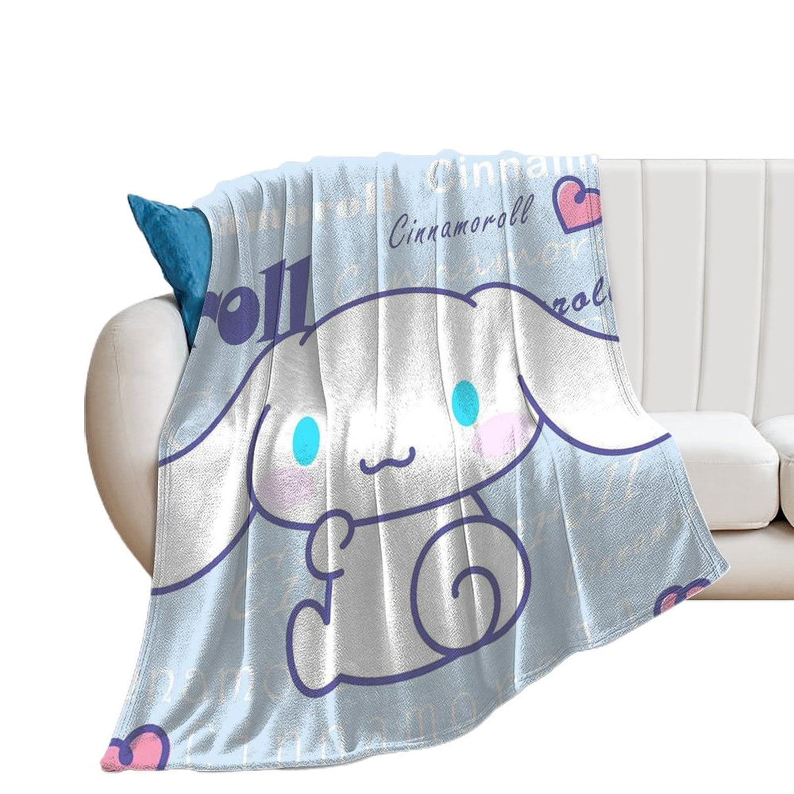 Cinnamoroll Blanket for Kids Flannel Throw Blanket Cinnamoroll Merch ...