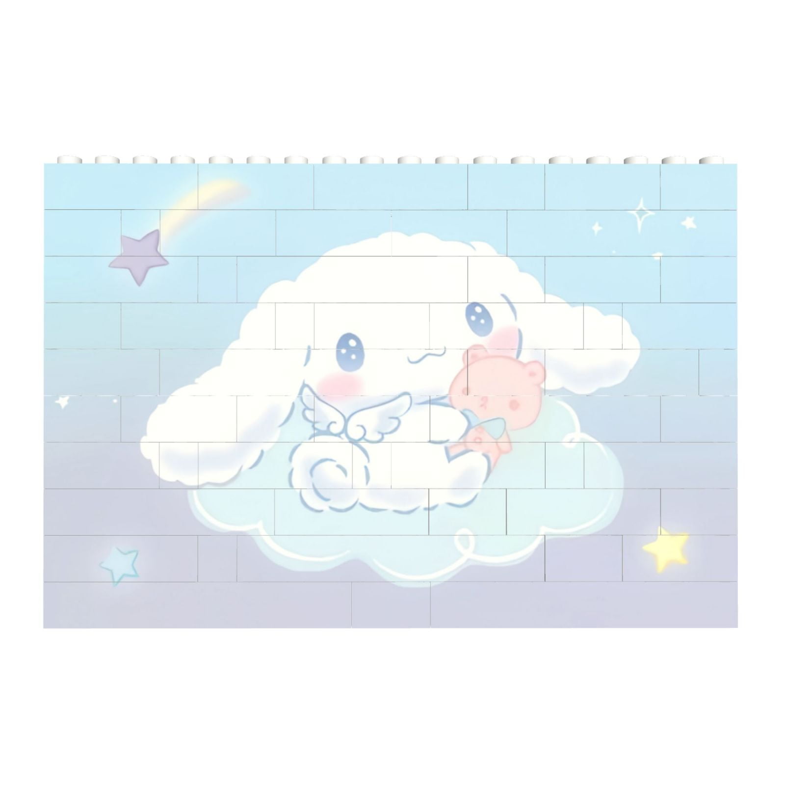 Cinnamoroll Building Brick Block Puzzle Rectangle Shaped ，Jigsaw Puzzle ...