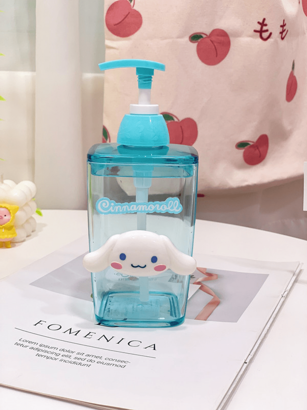 Cinnamoroll Candy Color Soap Dispenser - Heart Press Bottle for Shower ...