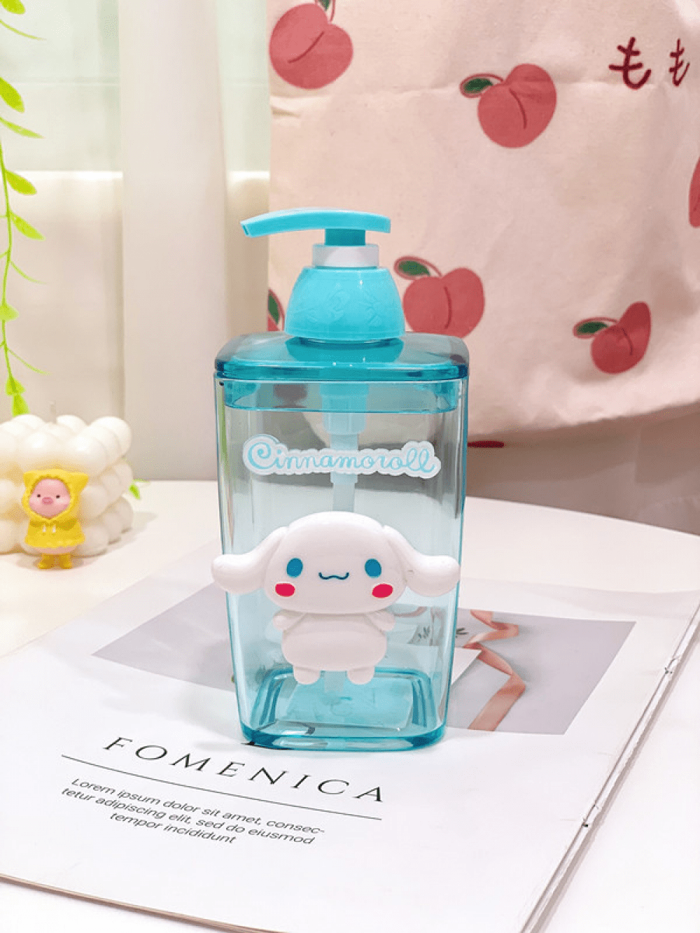 Cinnamoroll Candy Color Soap Dispenser - Heart Press Bottle for Shower ...