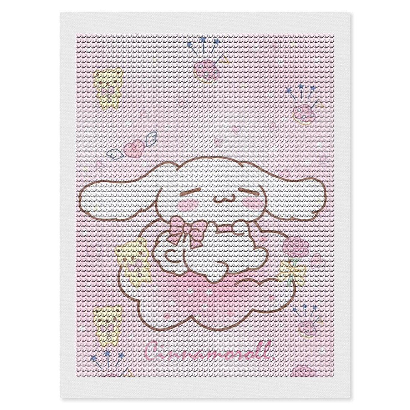 Cinnamoroll Canvas Picture Paintings Prints Wall Hang Diamond Picture ...