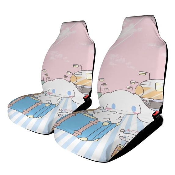 Cinnamoroll Car Seat Covers Nonslip Elastic Front Seat Protector ...