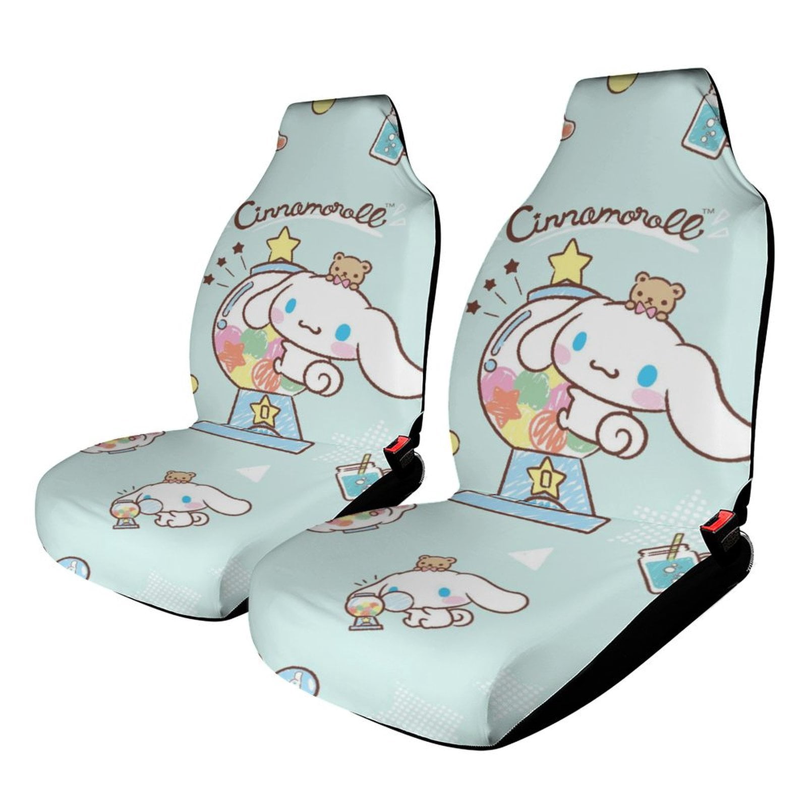 Cinnamoroll Car Seat Covers Nonslip Elastic Front Seat Protector ...