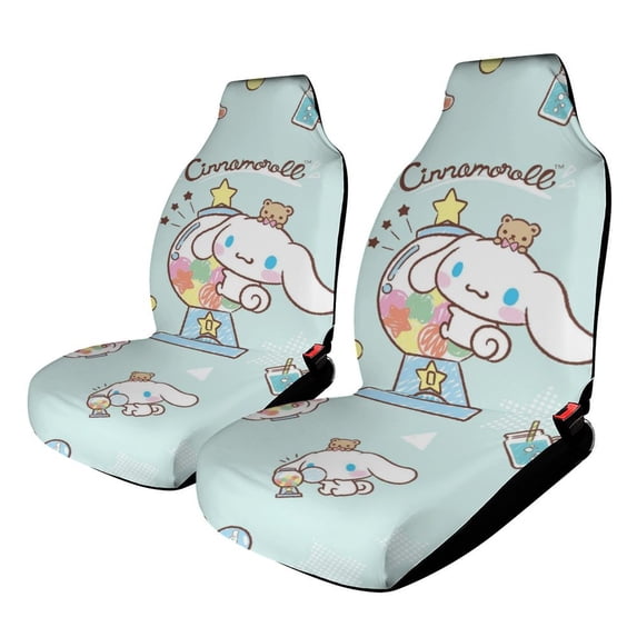 Cinnamoroll Car Seat Covers Nonslip Elastic Front Seat Protector ...