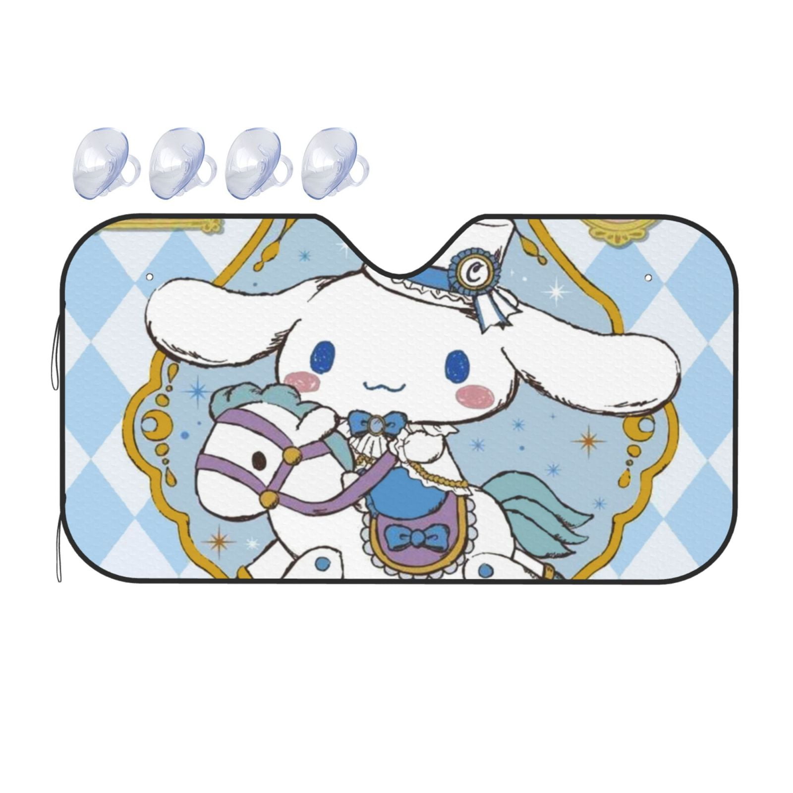 Cinnamoroll Car Sunshade Front Windshield Sun Shades Foldable Car ...